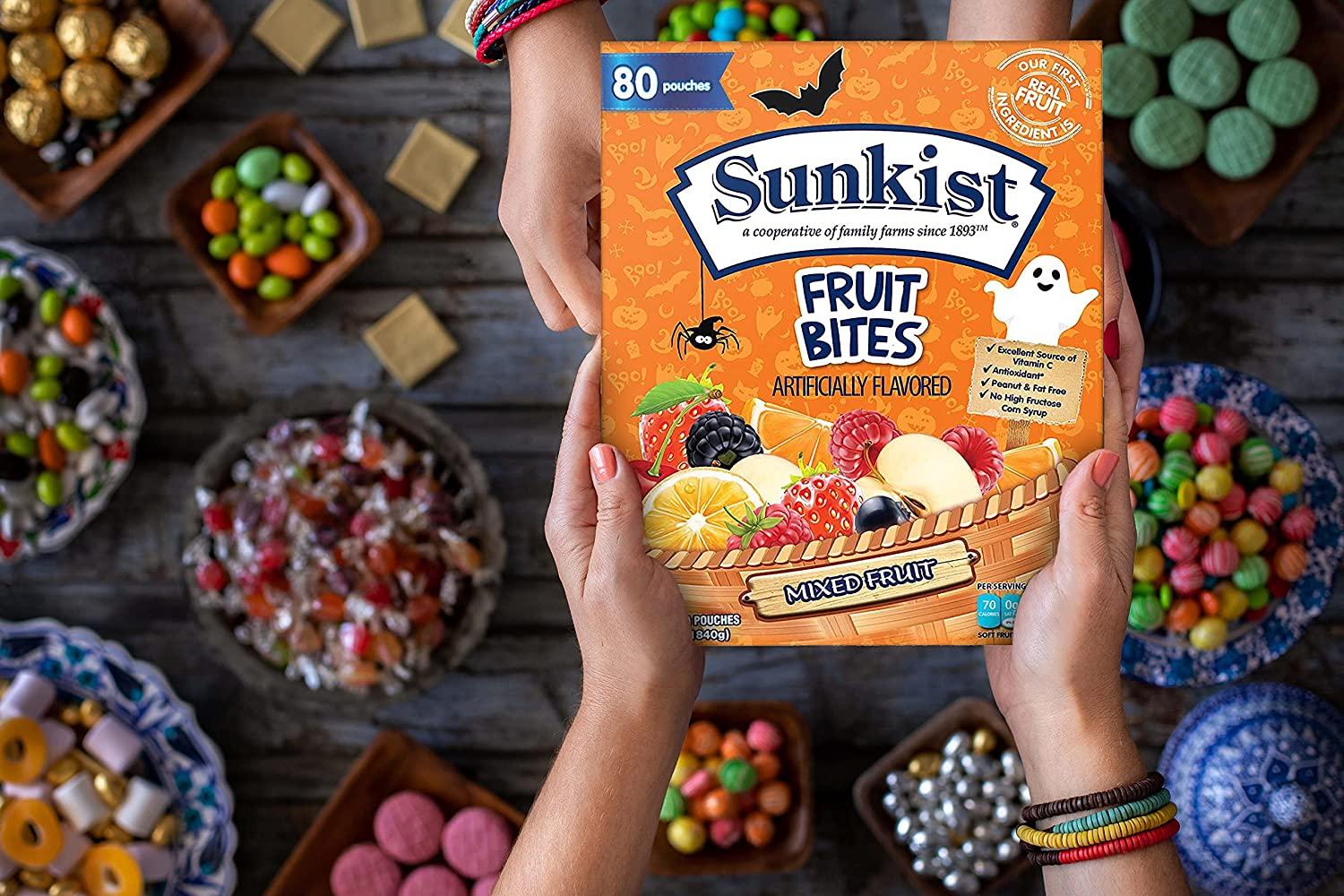 Halloween Mixed Fruit Snacks Bulk Pack - 80 Individual 0.8 oz Single ...