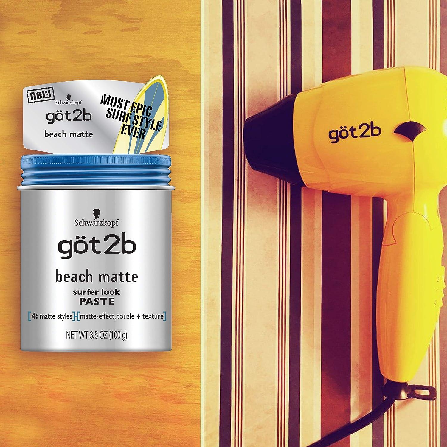 Got2b Beach Matte Surfer Look Paste 3.5oz - 6 Pack | Buy Now with ...