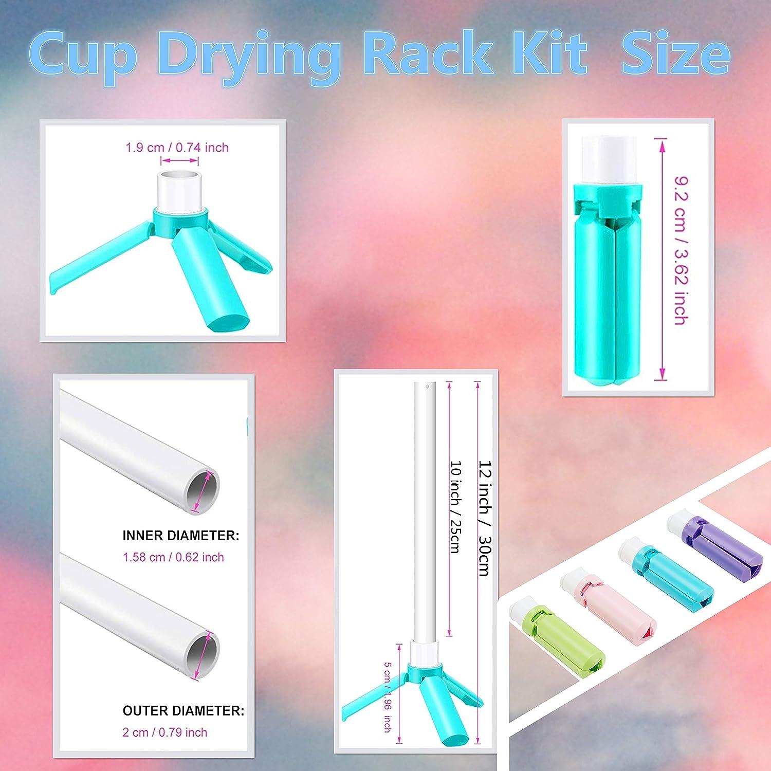 Blue Cup Drying Stander Holder for DIY Glitter Epoxy Tumblers - Cup ...