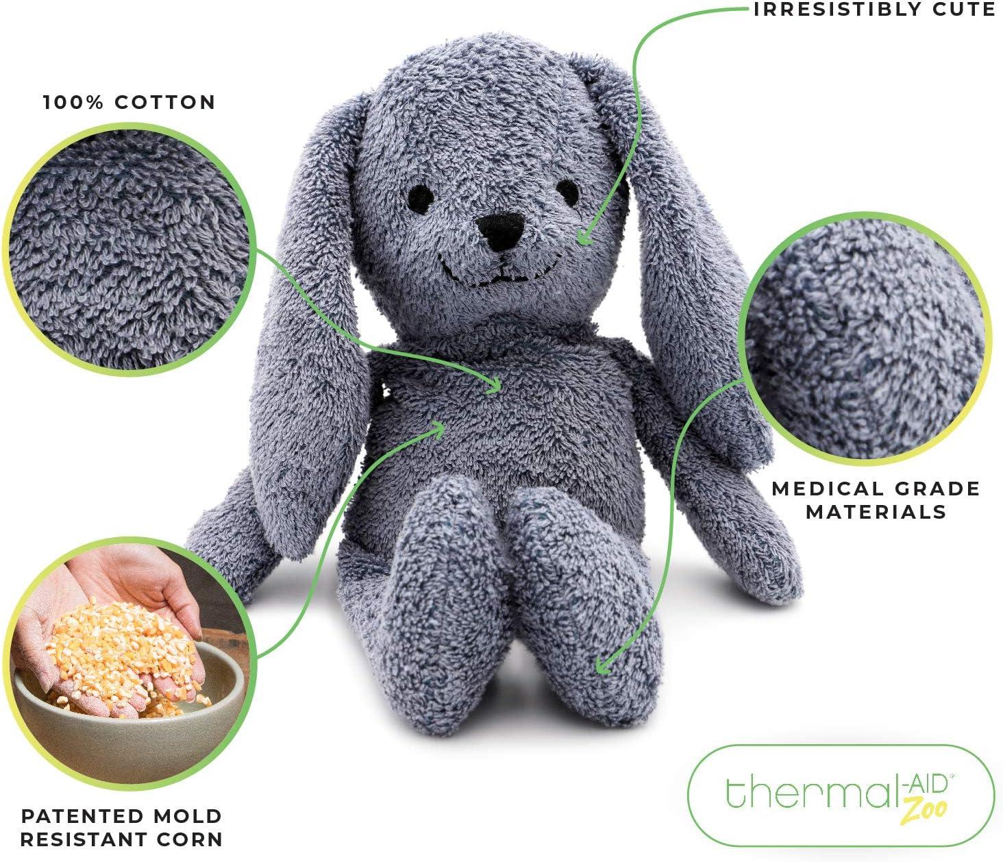 Thermal-Aid Zoo Baxter The Bunny Kids Hot/Cold Heating Pad & Cooling ...