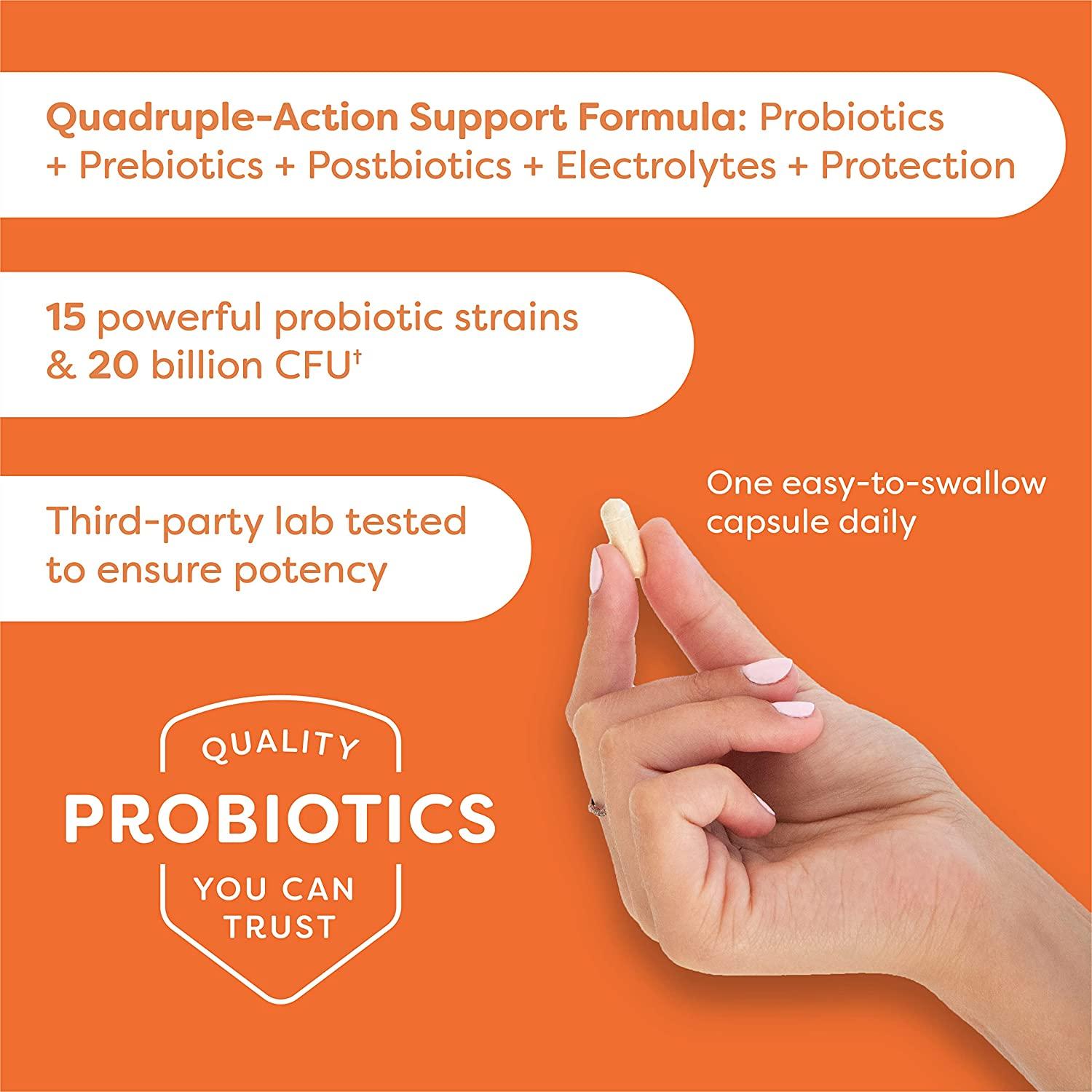 Probulin Total Care Probiotic 20 Billion CFU - 30 Capsules for ...