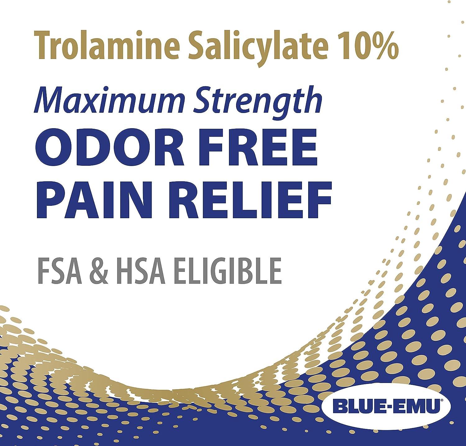 Blue Emu Arthritis Maximum Pain Relief Cream with Emu Oil 3oz - Topical ...