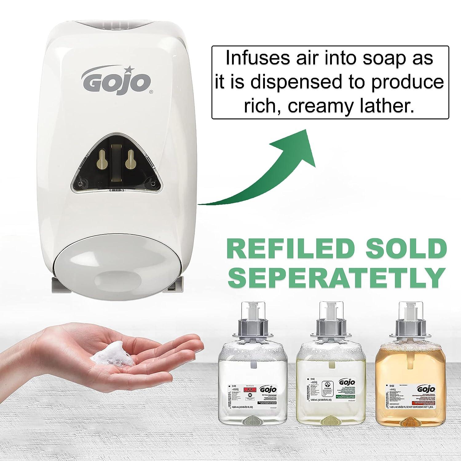 Gojo Liquid Foaming Soap Dispenser - White | FBA_5150-06 | Buy Now with ...