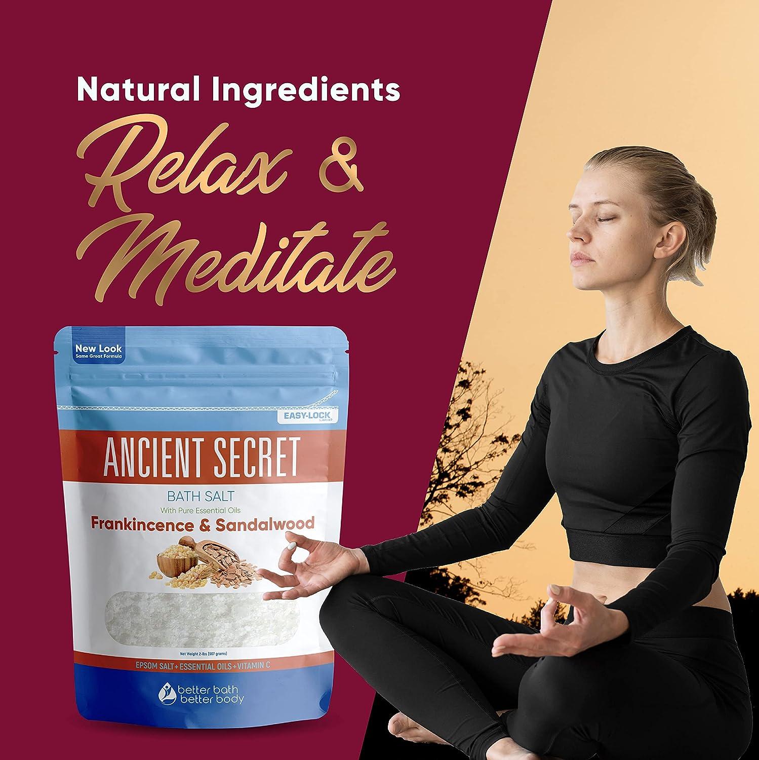 Natural Ancient Secret Bath Salt with Epsom Salt and Essential Oils ...