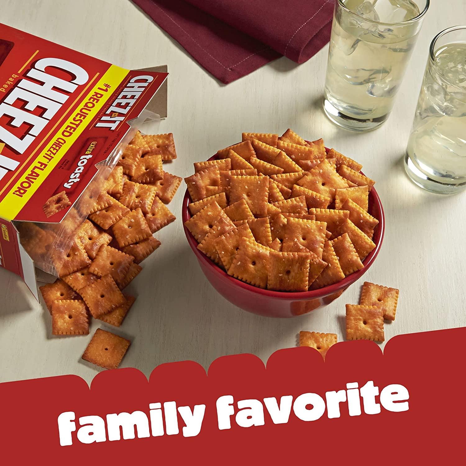 Cheez-It Cheese Crackers Baked Snack Crackers Office and Kids Snacks ...