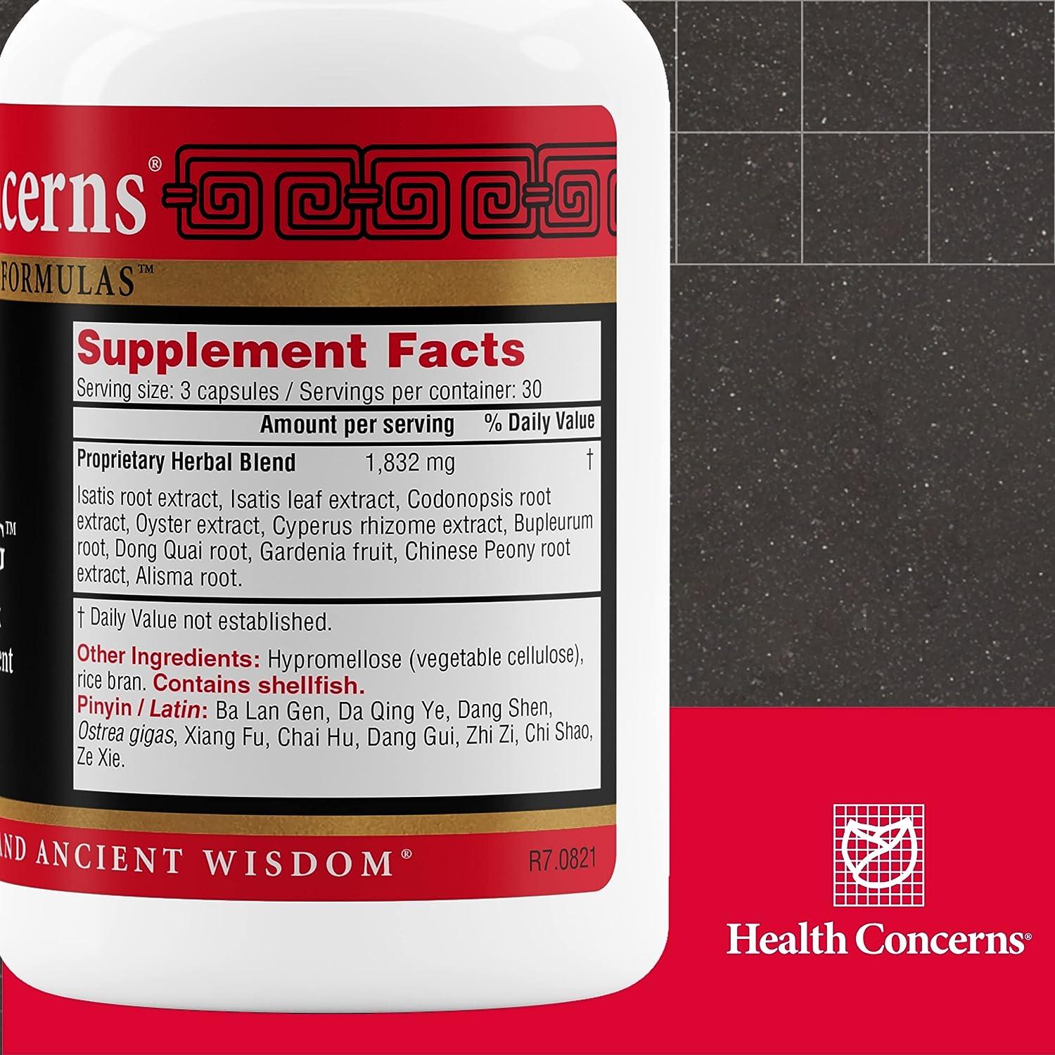 Isatis Cooling Formula - Respiratory Support Supplement - 90 Capsules ...