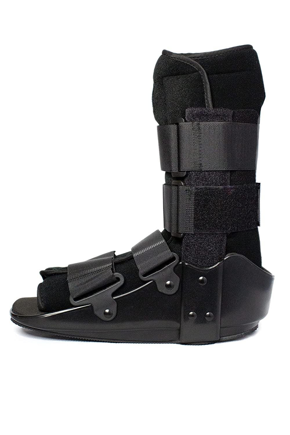United Ortho 12115 Ankle Air Walking Boot Medium Medium Black