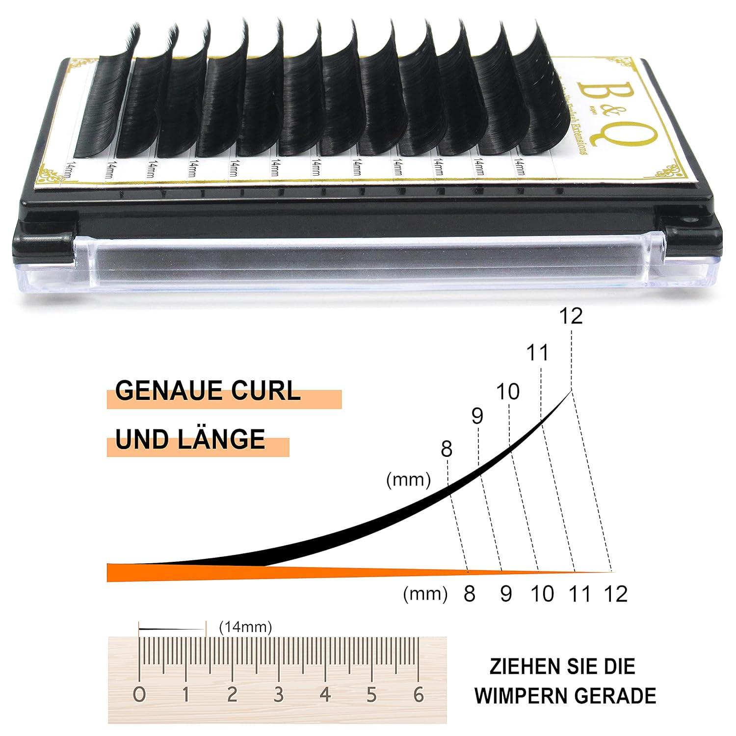 Self-Fan Eyelids DD-0.05-10 Easy Fan Lashes | 0.05 Strength Volume ...