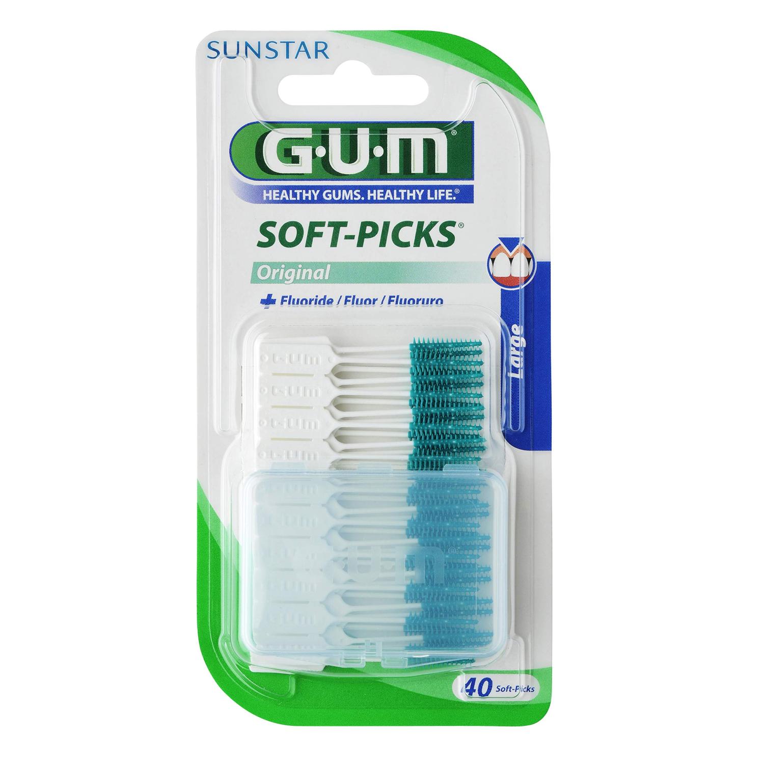 Buy Gum Soft Picks Large Interdental Brushes Pack of 3 (120 Pieces ...