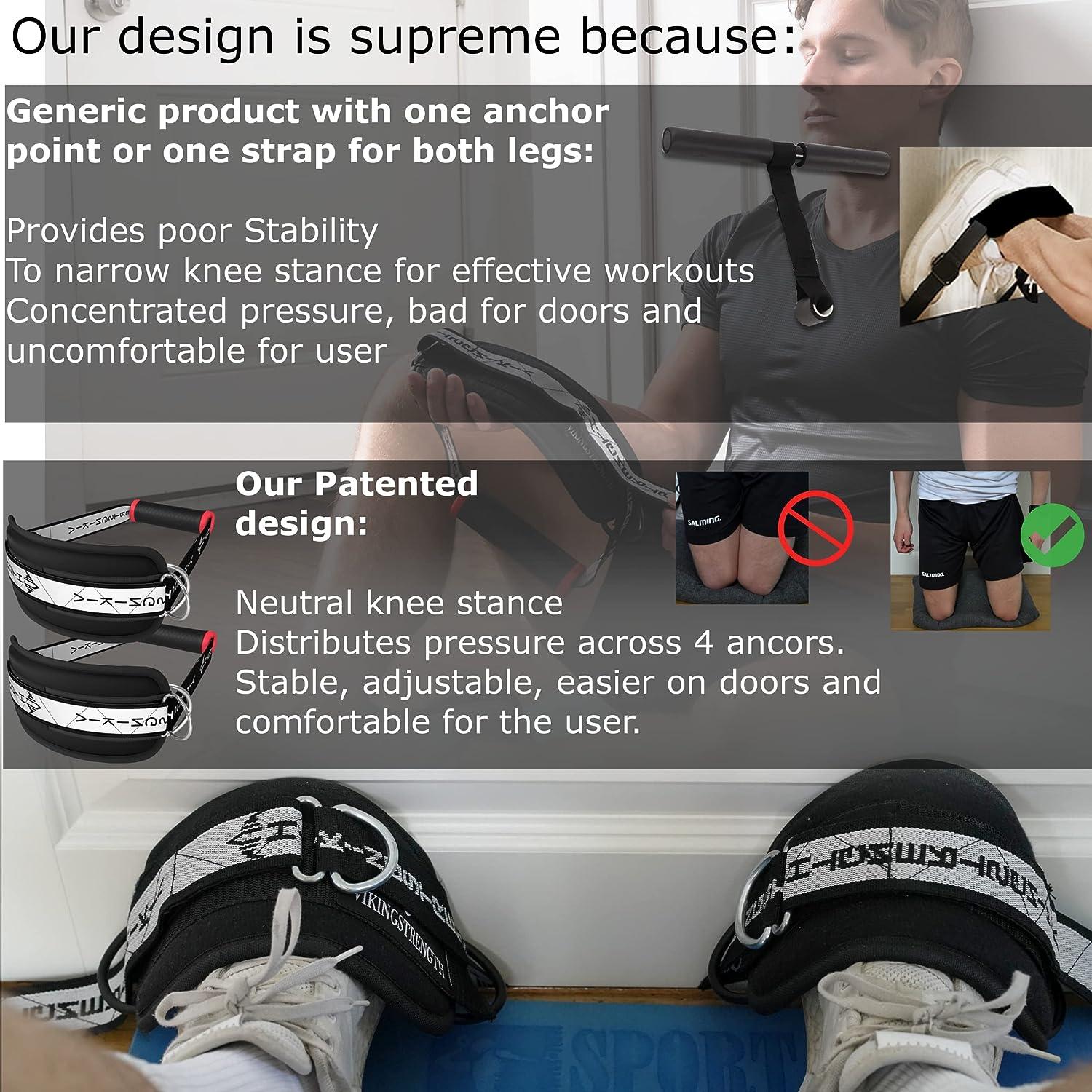 Vikingstrength VOL 2 Nordic Hamstring Curl with Long Straps - Home ...