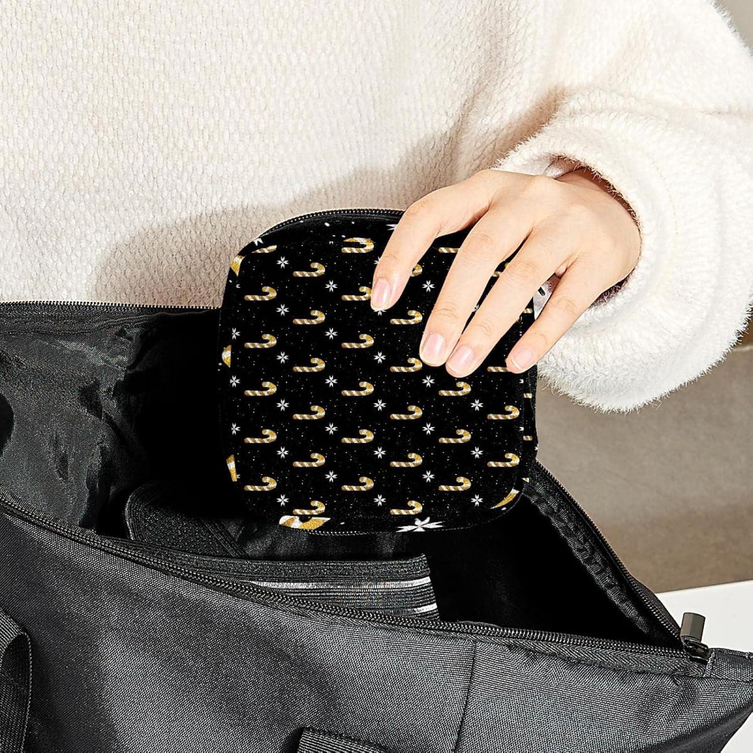 Golden Candy Cane Menstrual Cup & Period Bag | Portable Feminine ...