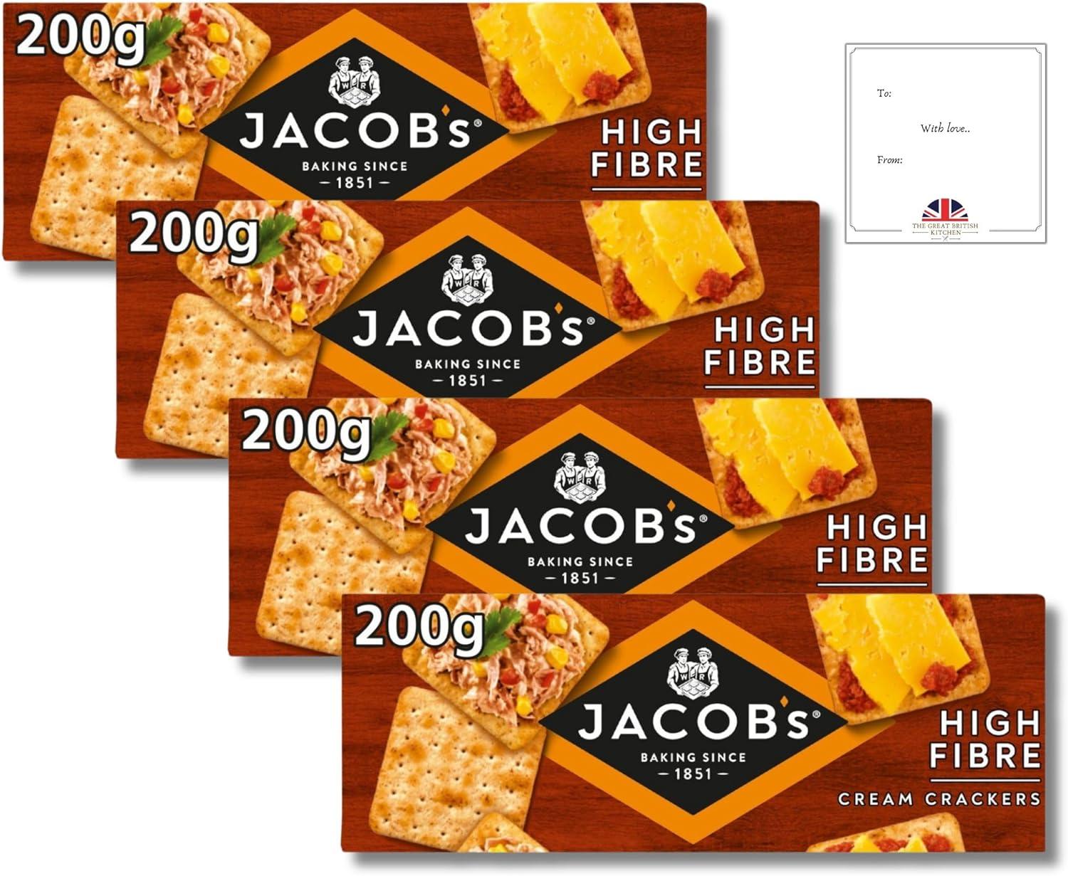 Jacobs Crackers Biscuits Multipack - Jacob's Cream Crackers High Fibre ...