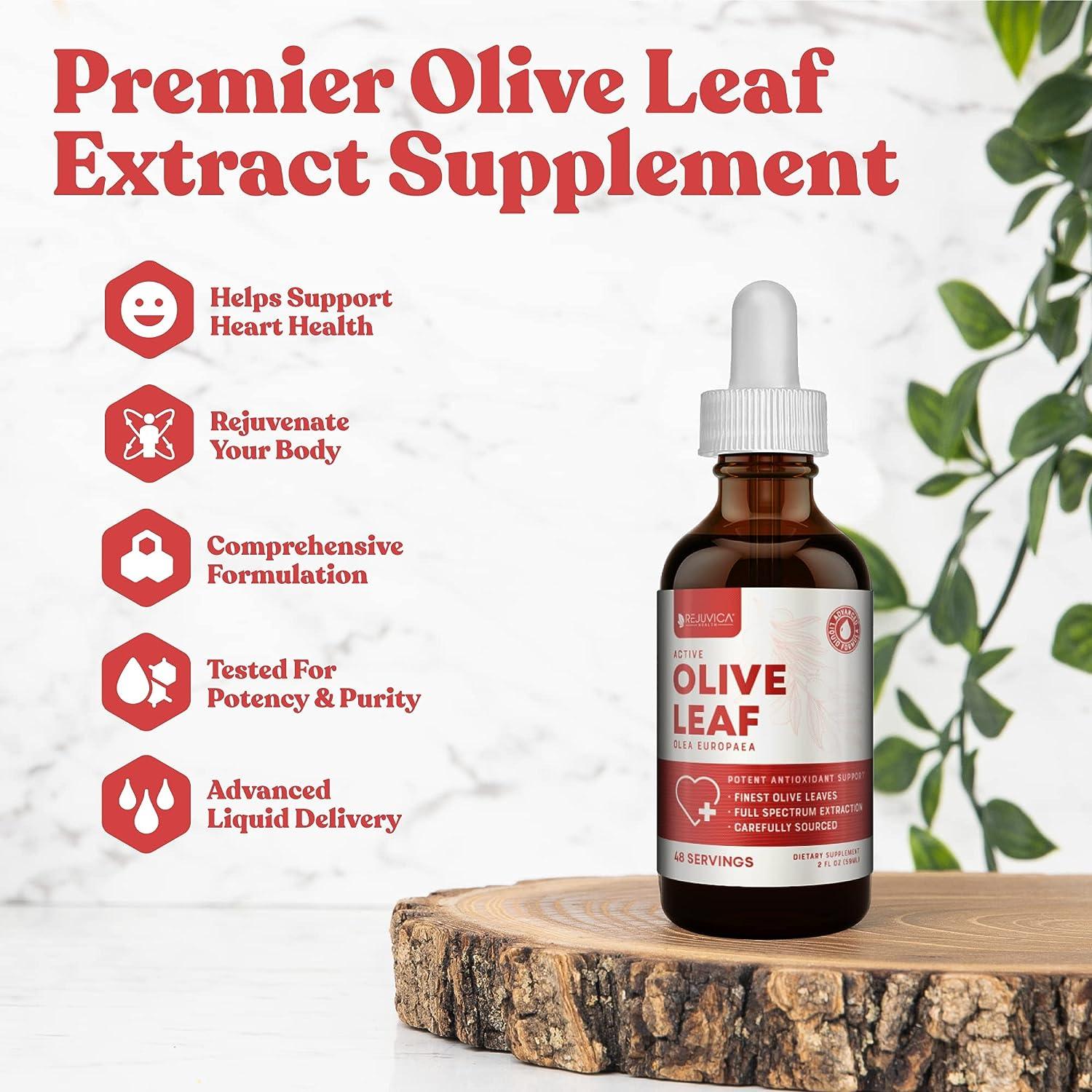 Active Olive Leaf Extract with Oleuropein | Liquid Delivery for Better ...