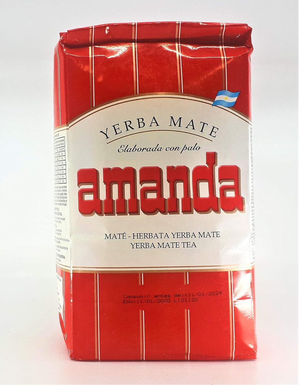Yerba Mate Amanda Roja 1 kg - Premium Quality (Pack of 1) | Buy Now ...