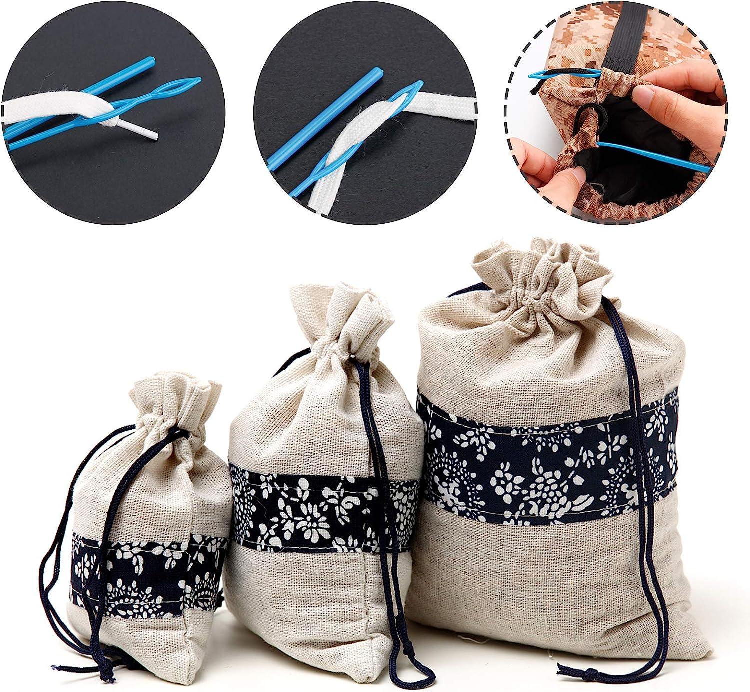 10 Piece Bodkin Threader Set with Flexible Plastic and Stainless Steel ...