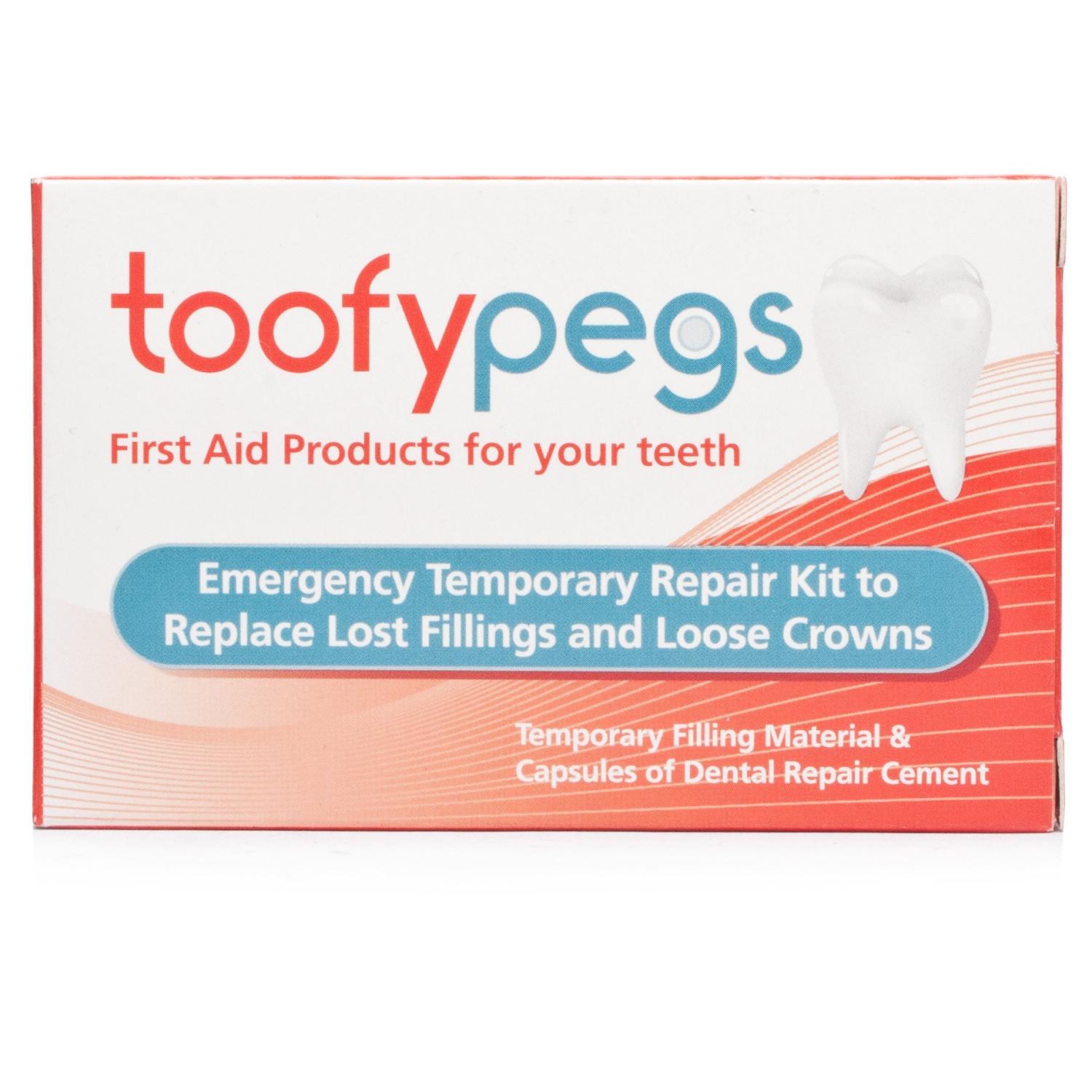 Toofypegs Emergency Dental Repair Kit - Pack of 2 | Fix Loose Fillings ...