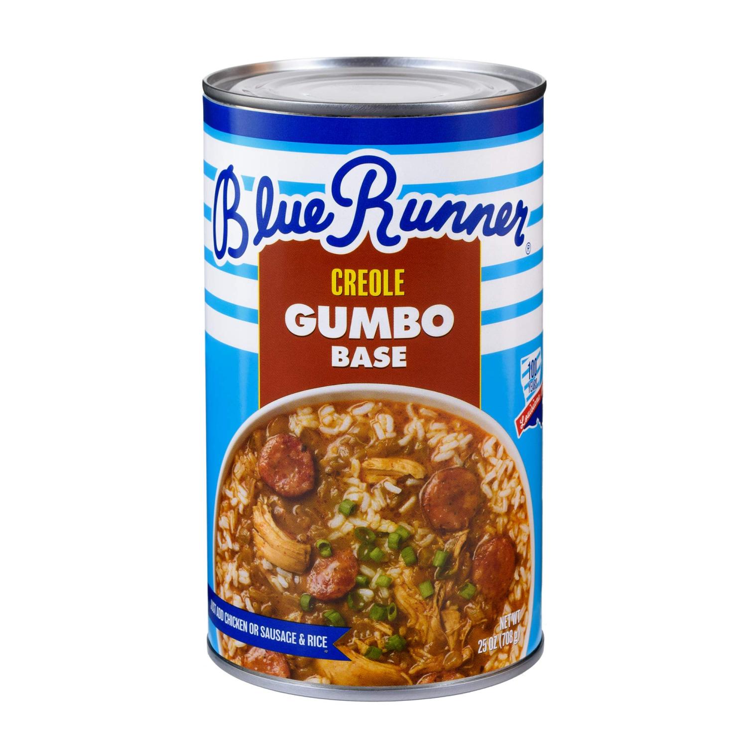 Blue Runner Creole Chicken & Sausage Gumbo Base 25oz (Pack of 6 ...