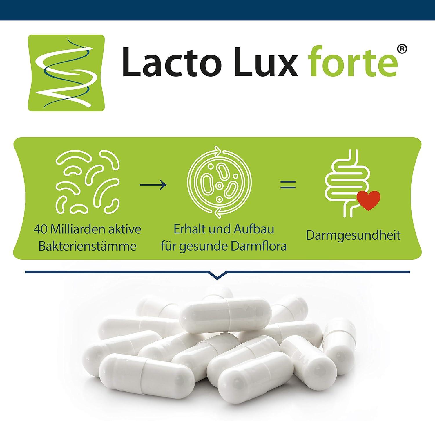 Lacto Lux Forte - Lactobacillus Bulgaricus Cultures (20 Capsules) | 40 ...