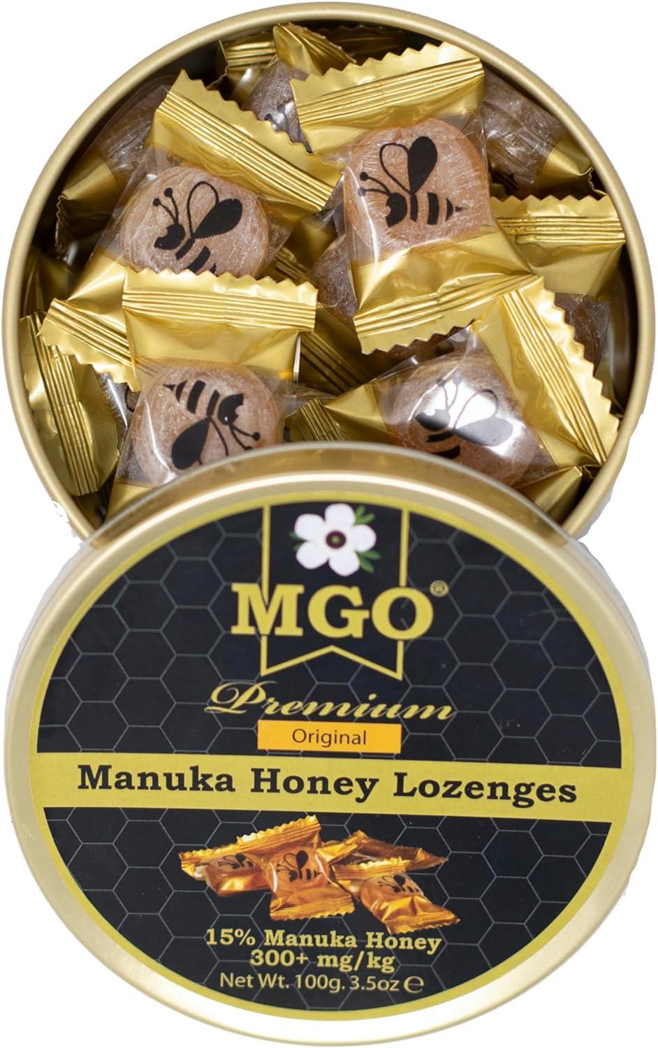 MGO Manuka Drops 100g (19 Lozenge) Natural Honey Lozenges for Immune ...