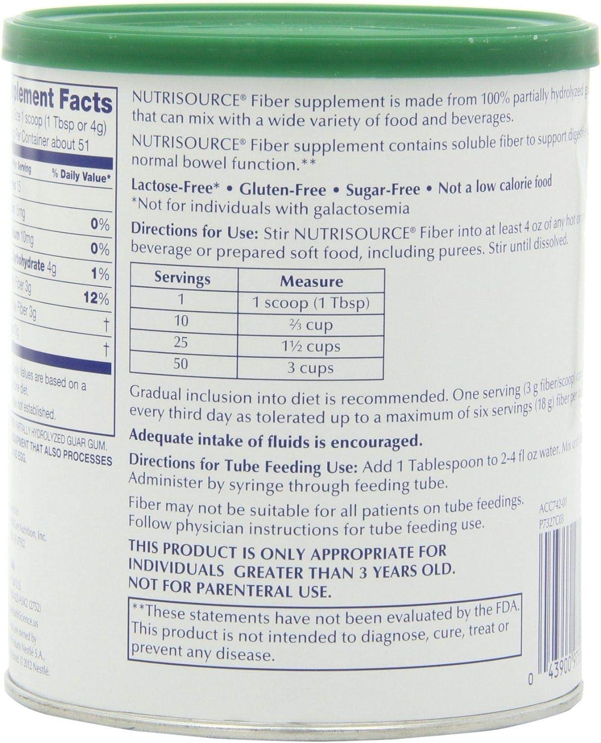 NutriSOURCE Fiber Oral Supplement - Supports Digestive Health | Buy Now ...