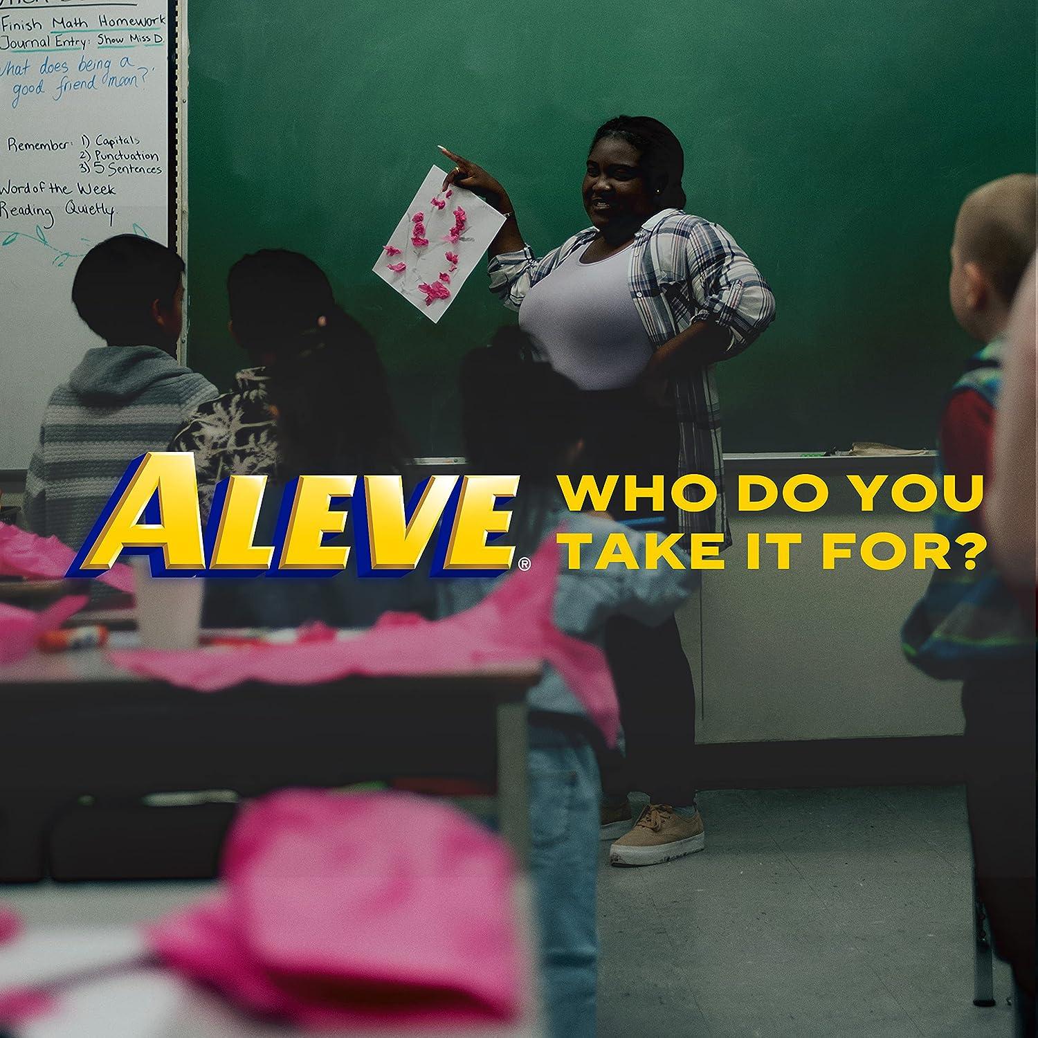 Alleviate Headache Pain with Aleve Naproxen Sodium Tablets - 175 Count ...