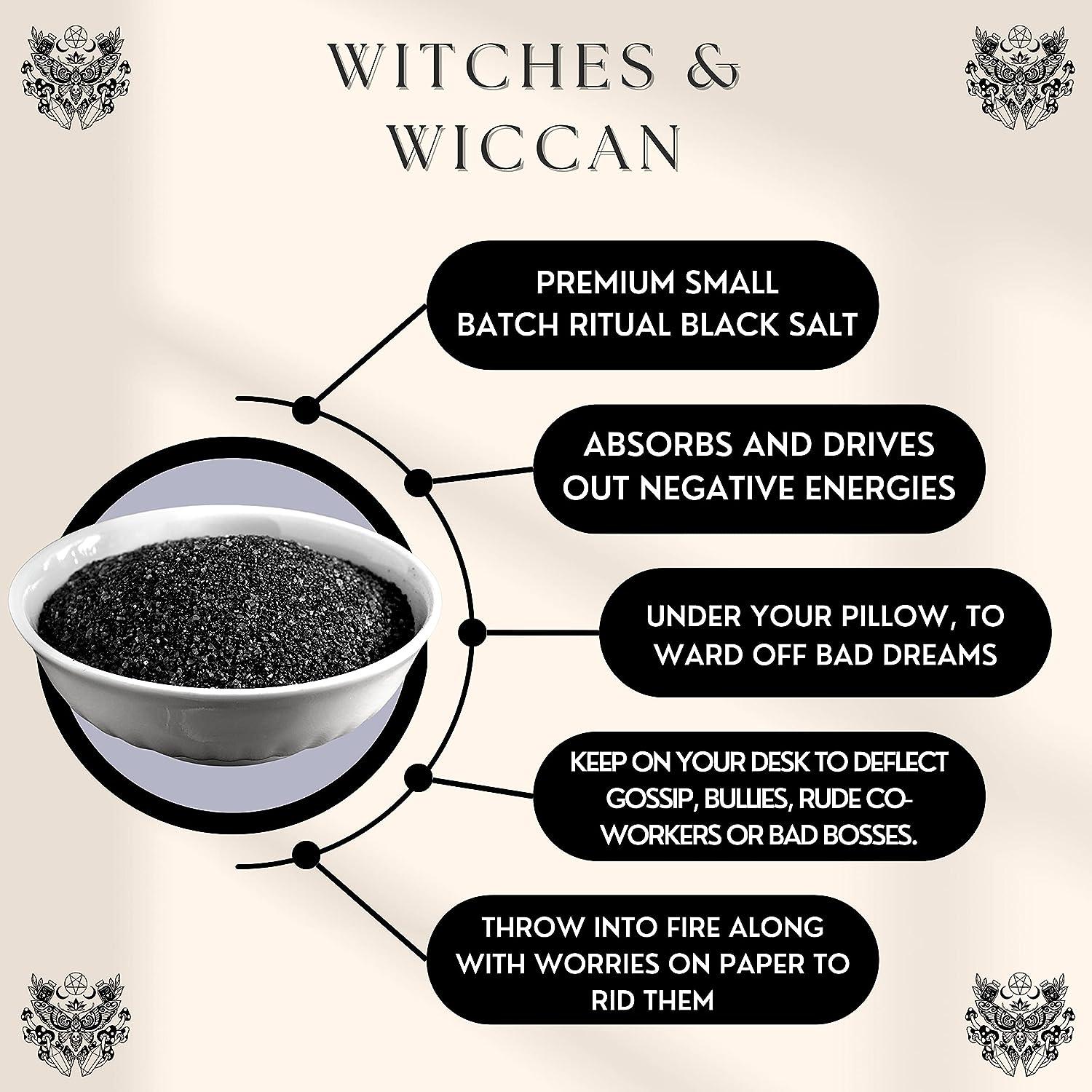 Black Salt for Protection Rituals - 2 oz Bag | Wiccan & Witchcraft ...