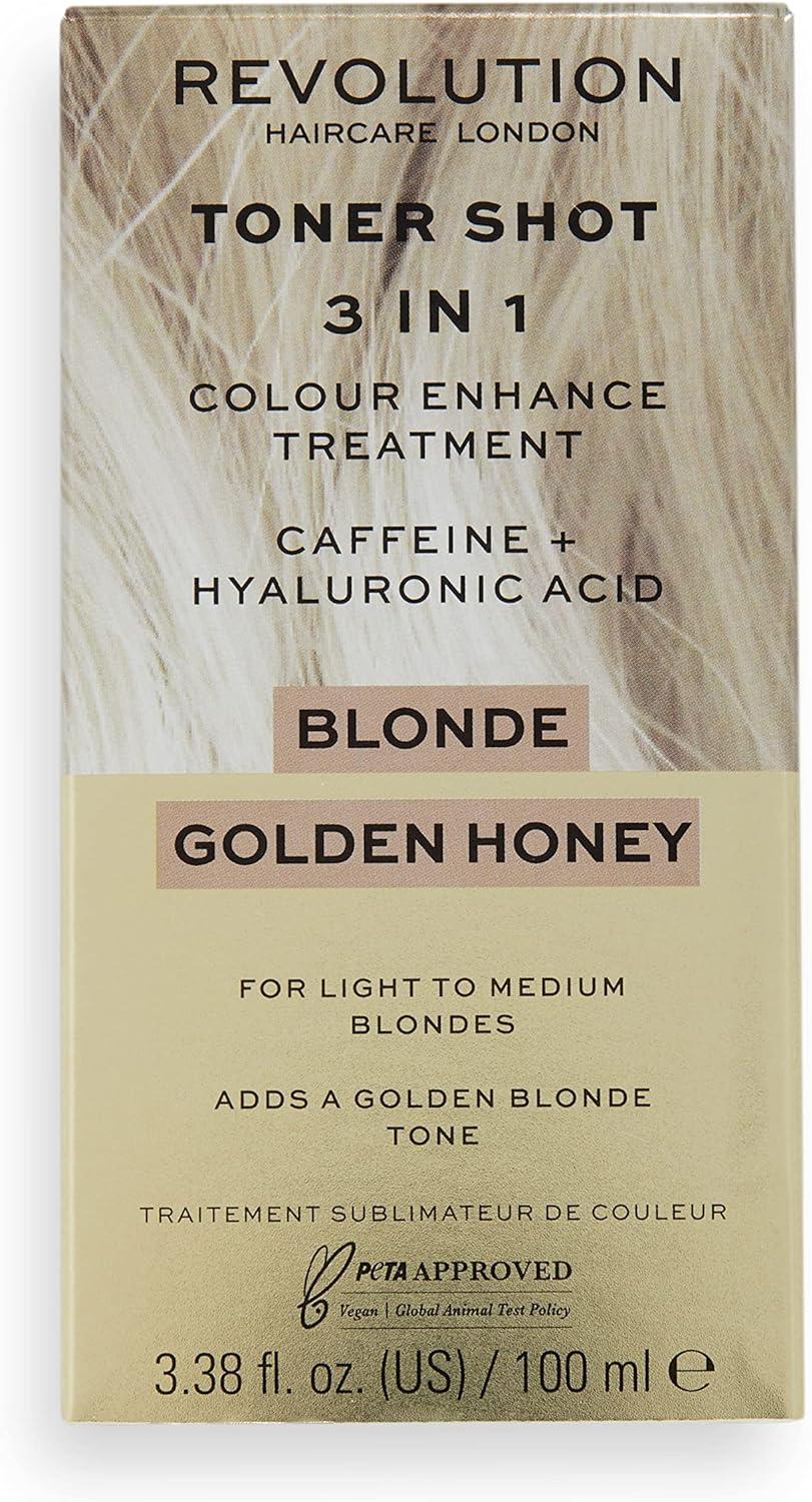 Revolution Beauty London 3-in-1 Blonde Hair Toner Shot 100ml - Golden ...
