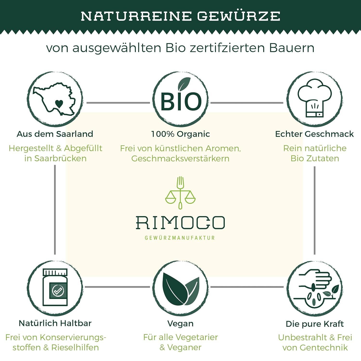 Rimoco Gift Set 'Flavors' | Cookbook & Exotic Spices: Green Pepper Ras El Hanout & Black ...