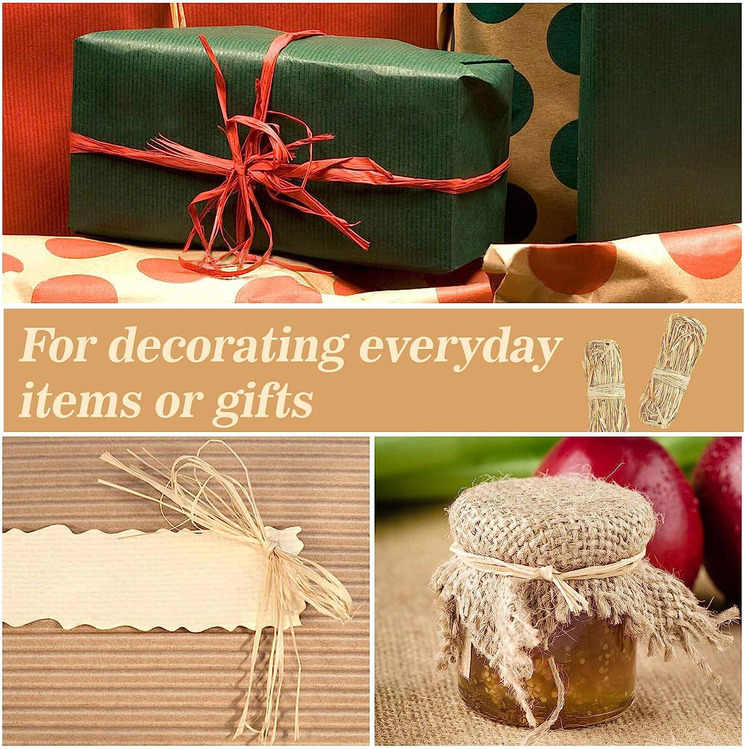 300g Natural Raffia Ribbon Grass - For Bouquets, Crafts & Gift Wrapping ...