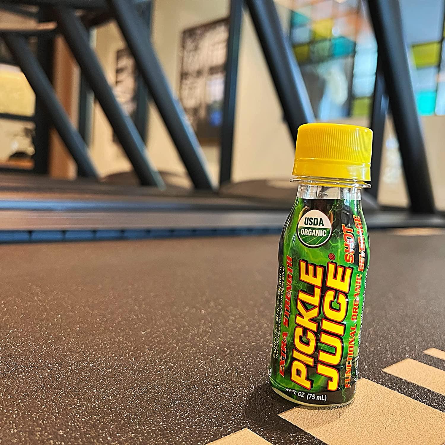 Pickle Juice 2.5 oz Extra Strength Shots - USDA Organic Muscle Cramp ...