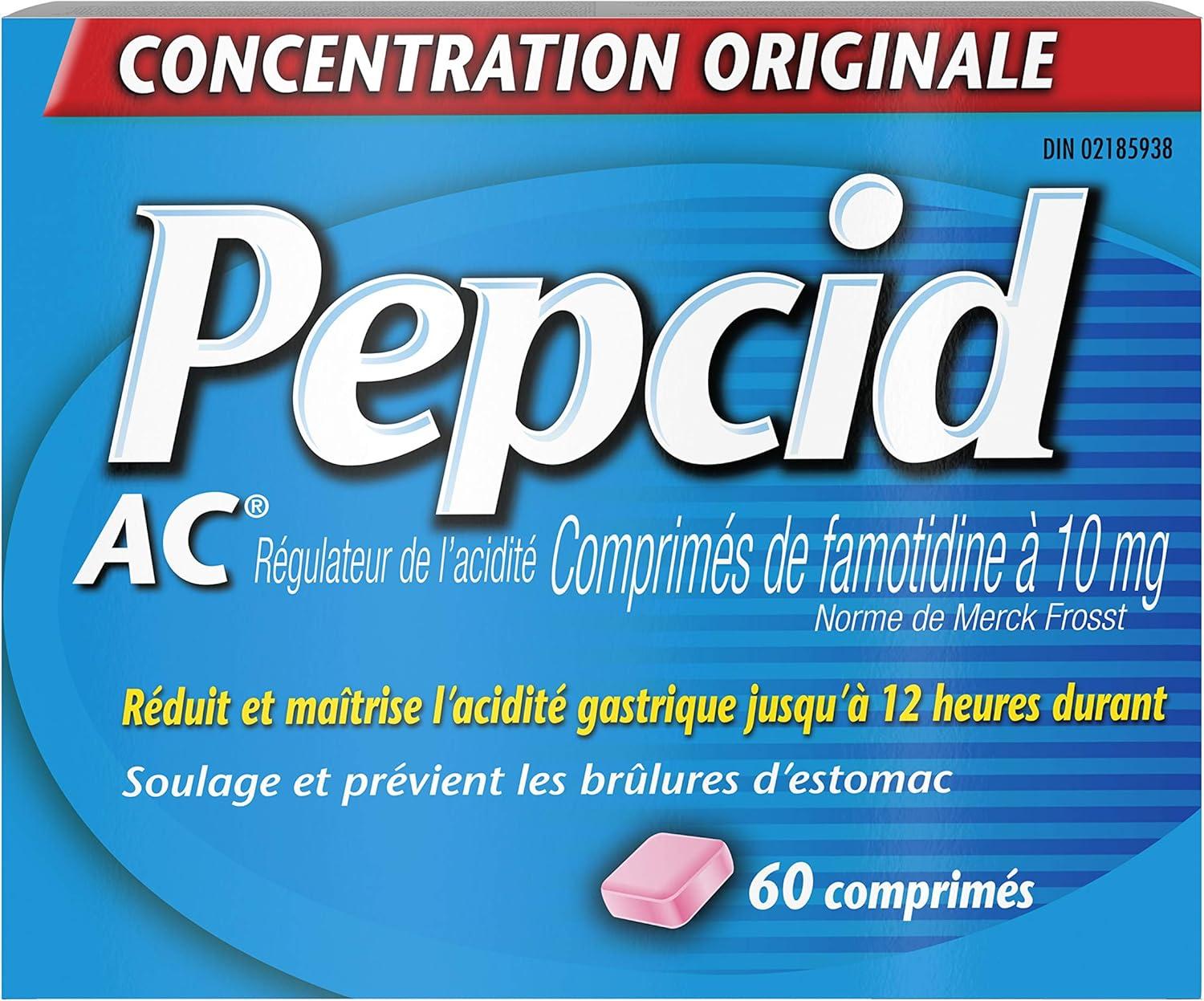 Pepcid Acid Controller Original Strength Tablets Acid Reducer for ...