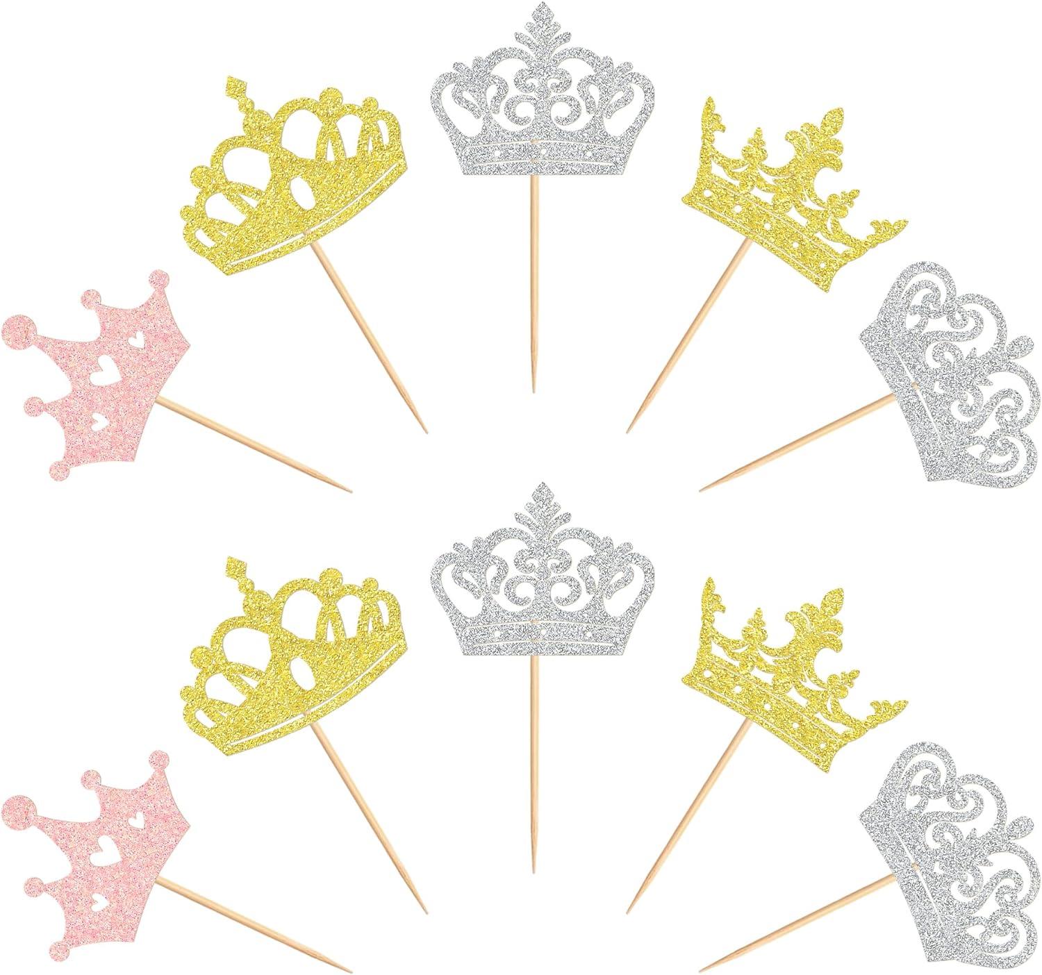 crown cake topper template