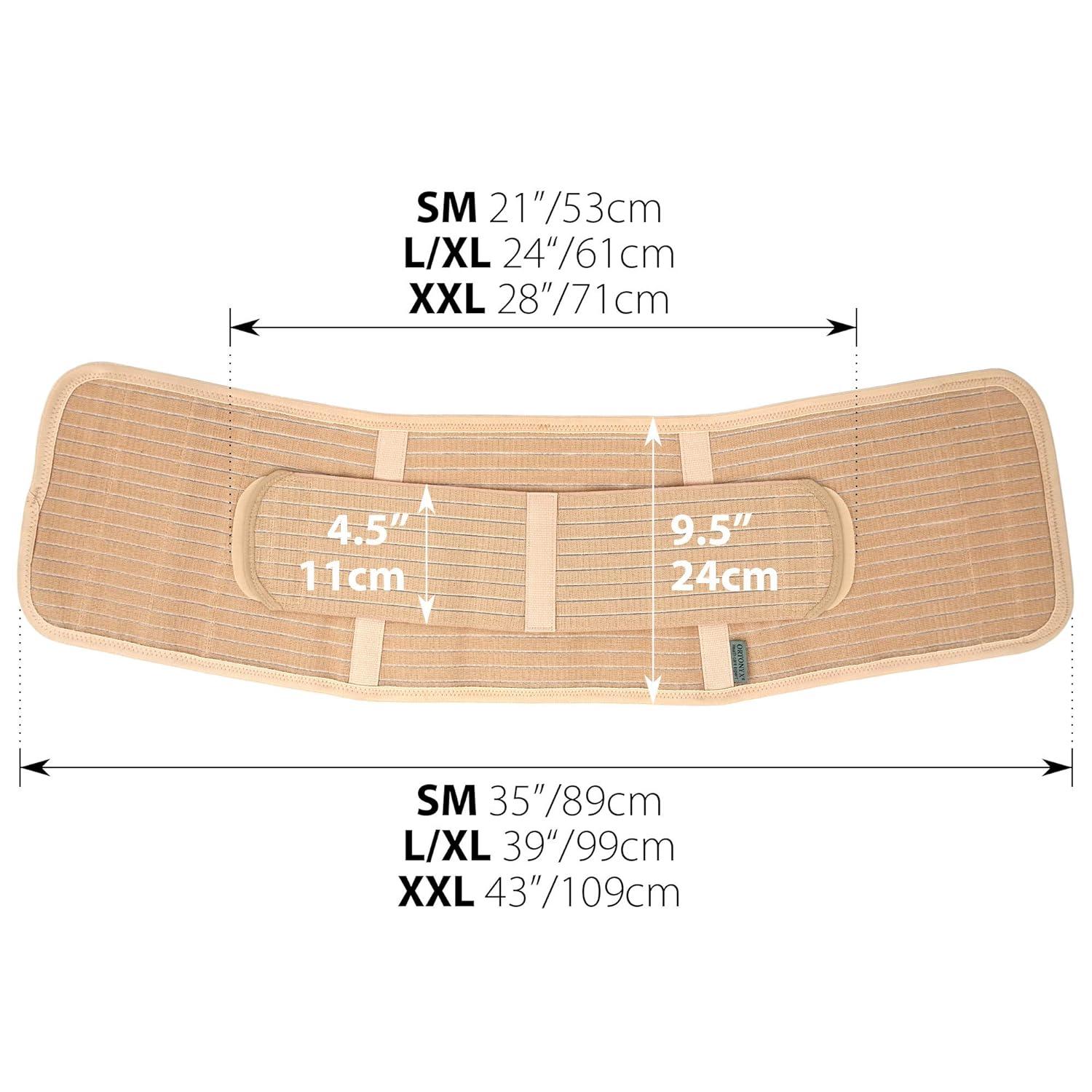 ORTONYX Ergonomic 9.5 Abdominal Binder - Postpartum & Postoperative ...