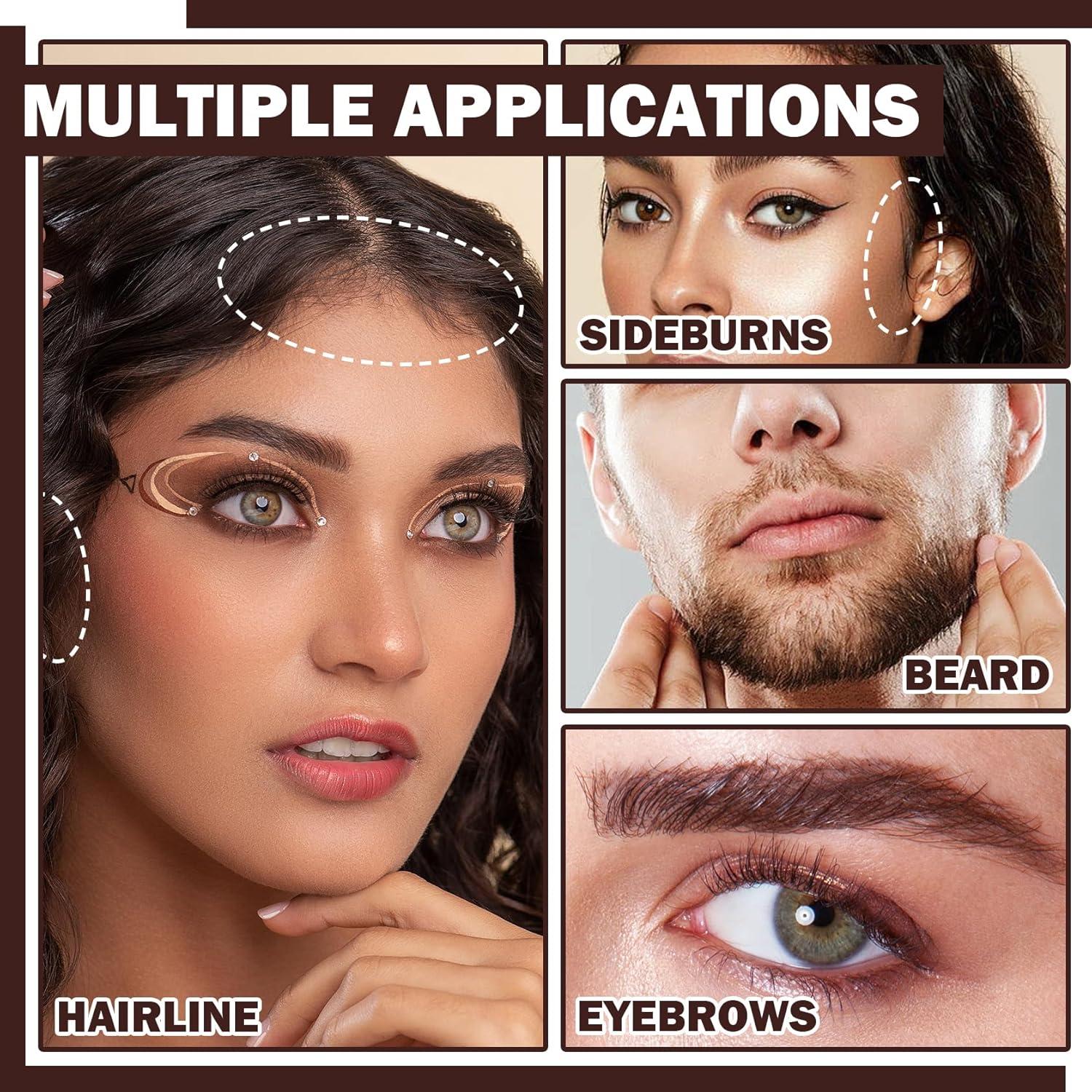 Root Cover Up Powder & Hair Toppers | Long-Lasting Color Enhancer for ...