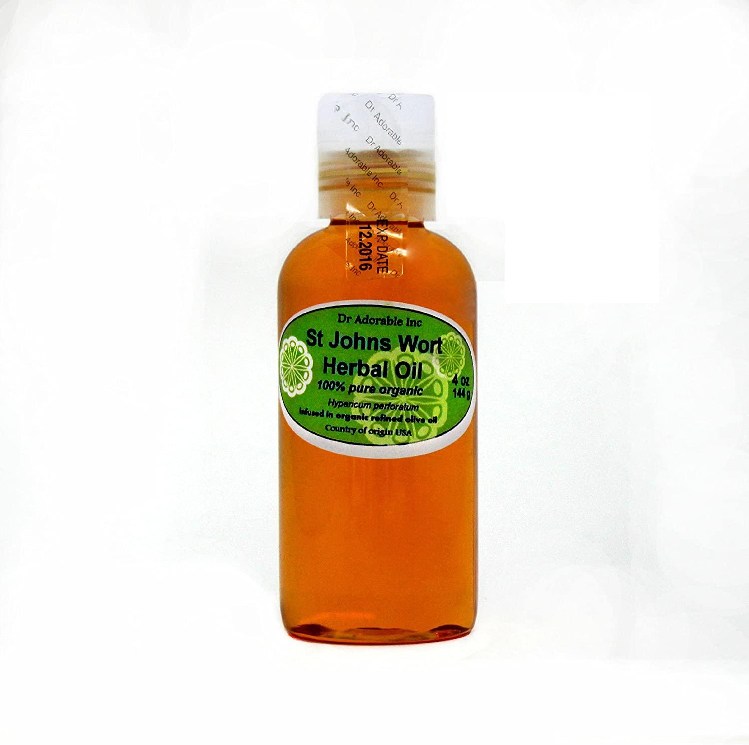 4 oz St. John's Wort Herbal Oil | 100% Pure Organic Infusion | Buy Now ...