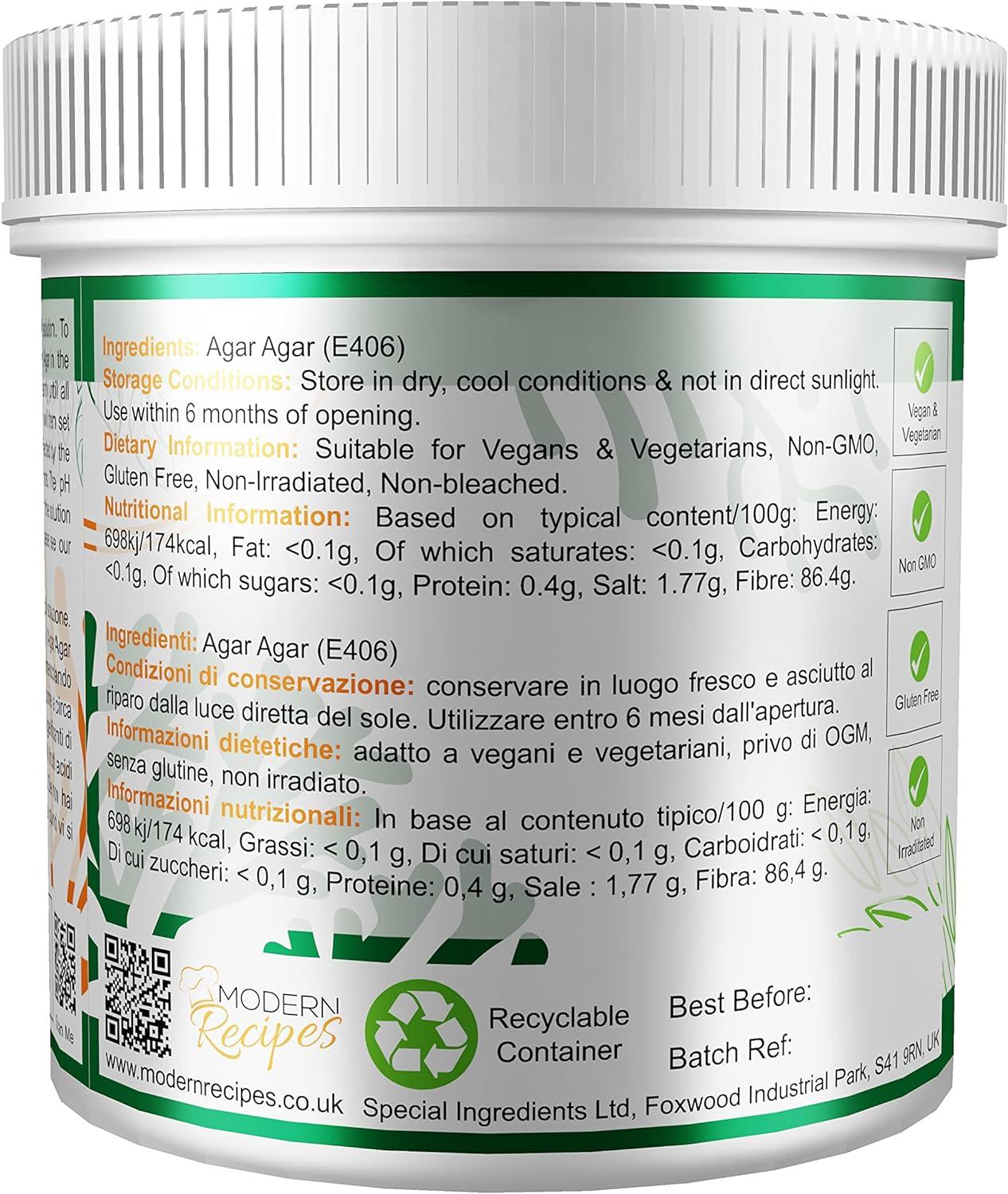 Special Ingredients Agar Agar 5kg Premium Quality Powder Vegan Gelatine ...