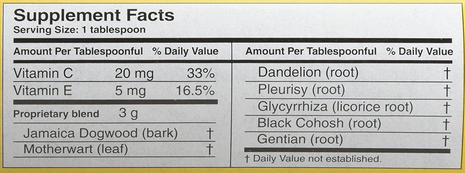 Lydia Pinkham Liquid Herbal Supplement - Menstruation & Menopause ...