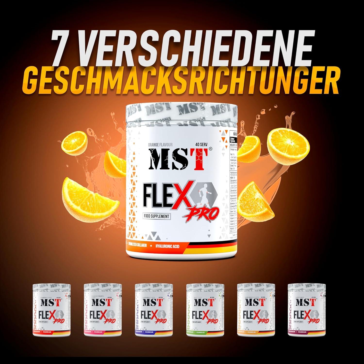 Flex Pro Powder - Glucosamine Chondroitin MSM Collagen Vitamin C & D3 - Orange | Top Quality ...