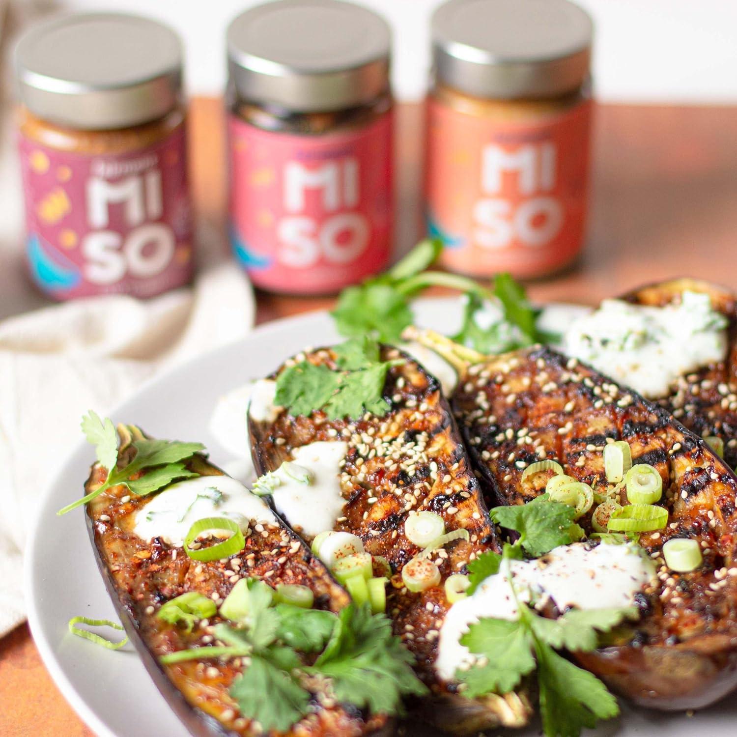 Fairy Bio Miso Paste Tasting Package | 3 Vegan Varieties (Genmai Shiro Koshi Aka Tsubu) | Gluten ...