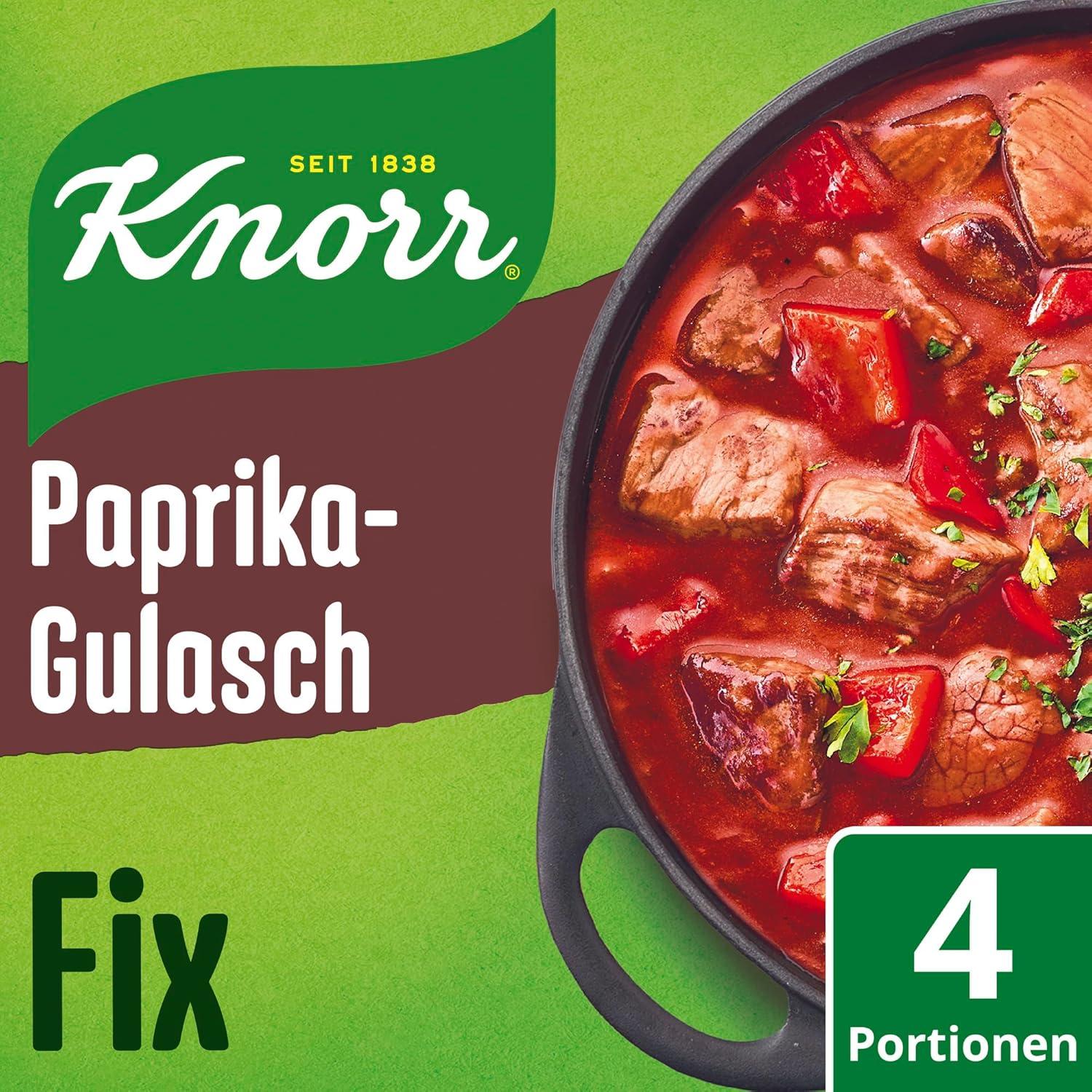 Knorr Fix Paprika Goulash Seasoning Mix - 4 Portions of Natural ...