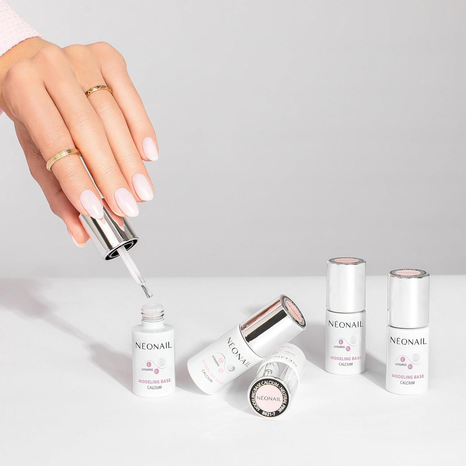 NEONAIL Hybrid Base Modelling Pink 7.2ml | Calcium Infused UV/LED Gel ...