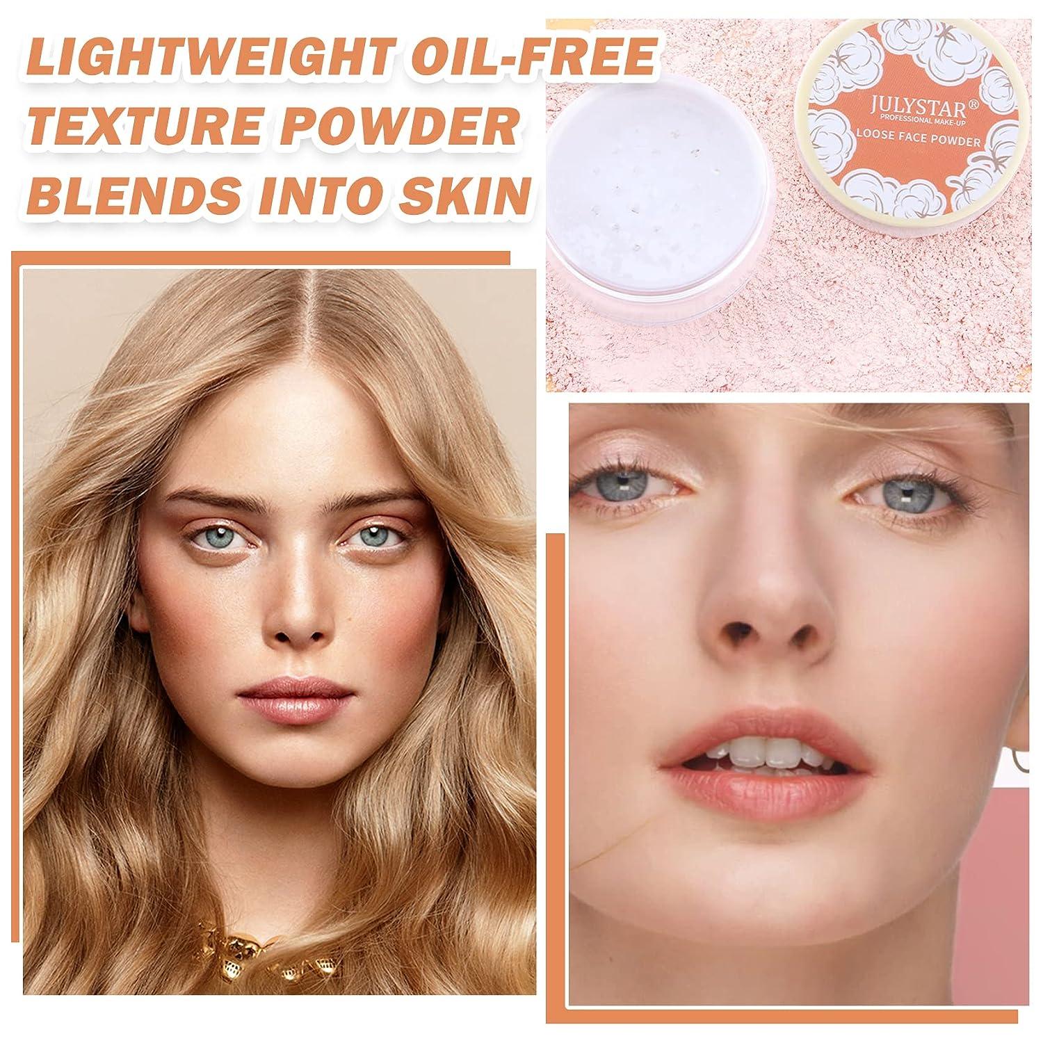 Matte Pink Setting Powder for Flawless Oil Control and Long-Lasting ...