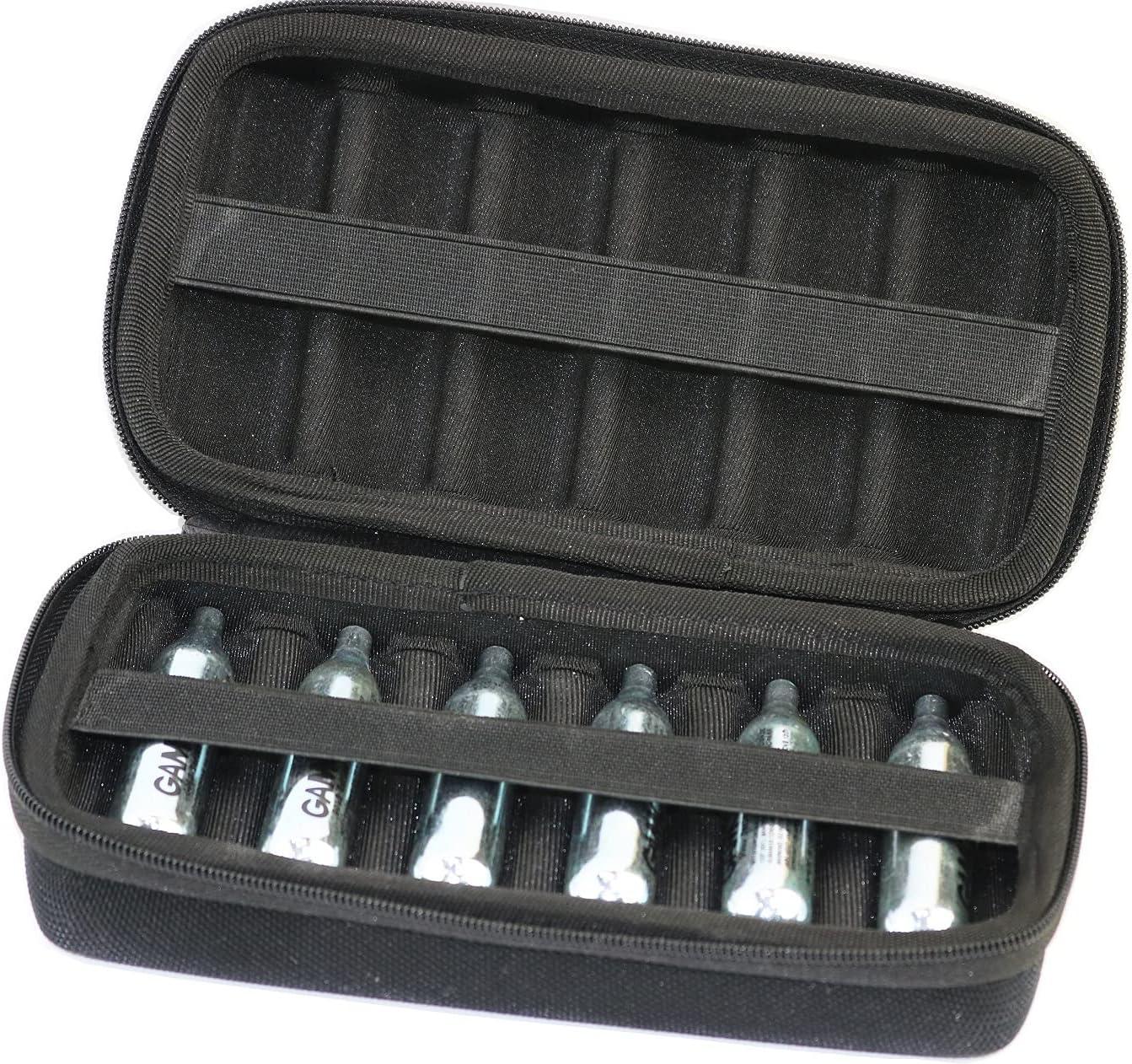 Maoershan 12g CO2 Cartridge Holder Case for Air Rifle & Pistol - Fits ...