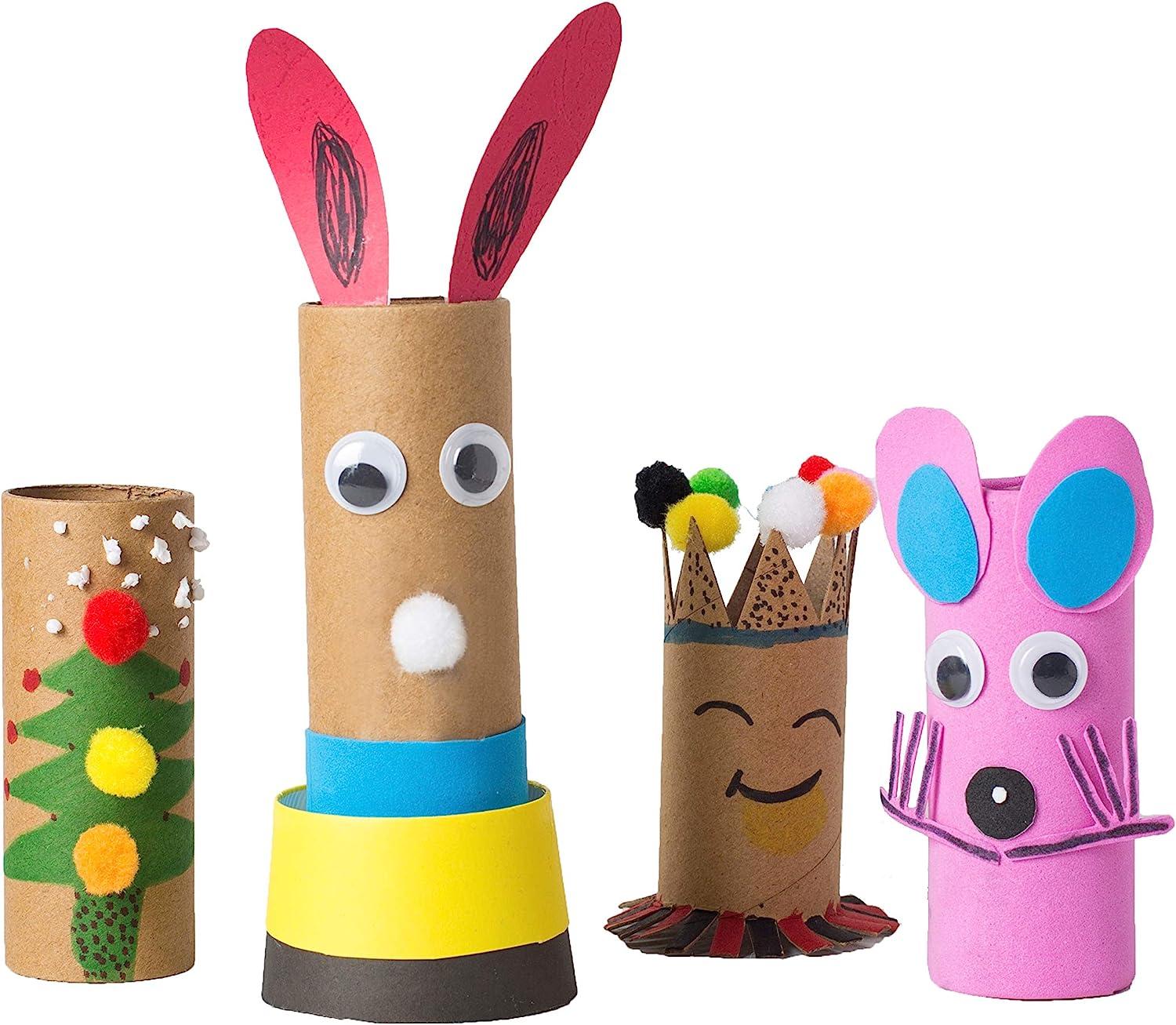 30 Pack Round Cardboard Craft Tubes 1.57 x 3.9 Inches - White | Buy Now ...