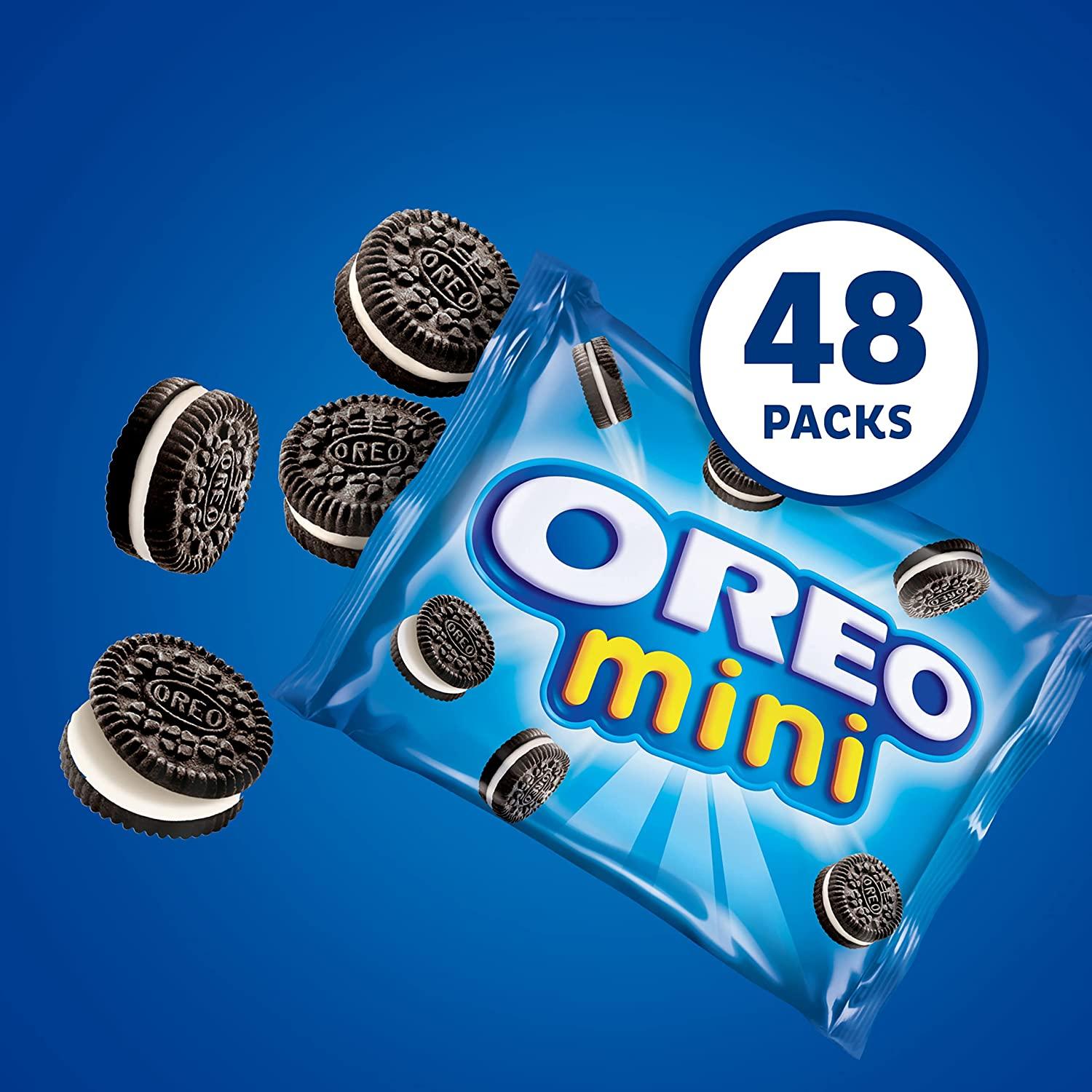 OREO Mini Chocolate Sandwich Cookies - 48 Snack Packs (4 Boxes) | Buy Now with Express ...