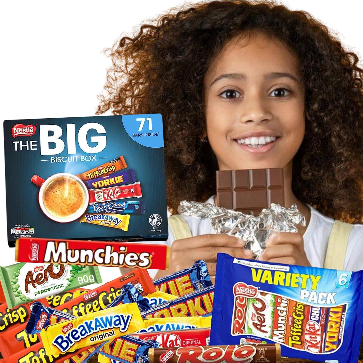 Nestle Lunchbox Snacks - The Big Biscuit Box Of Chocolate Bars ...