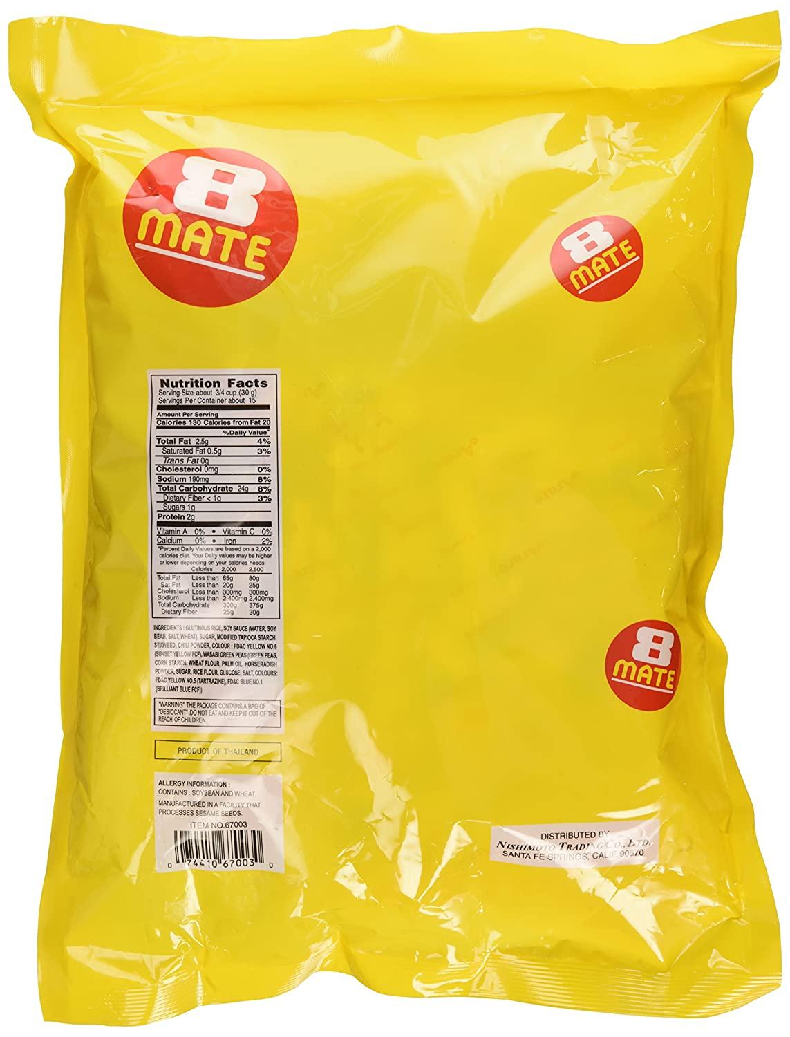 Shirakiku 8-Mate Assorted Rice Crackers 16 Oz - Traditional Japanese ...