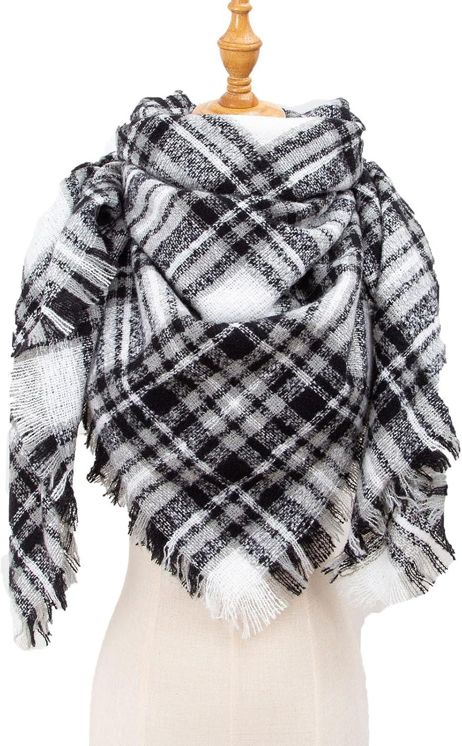 HANXIULIN Ladies Triangular Scarf - High-Quality Winter Wrap & Turban ...