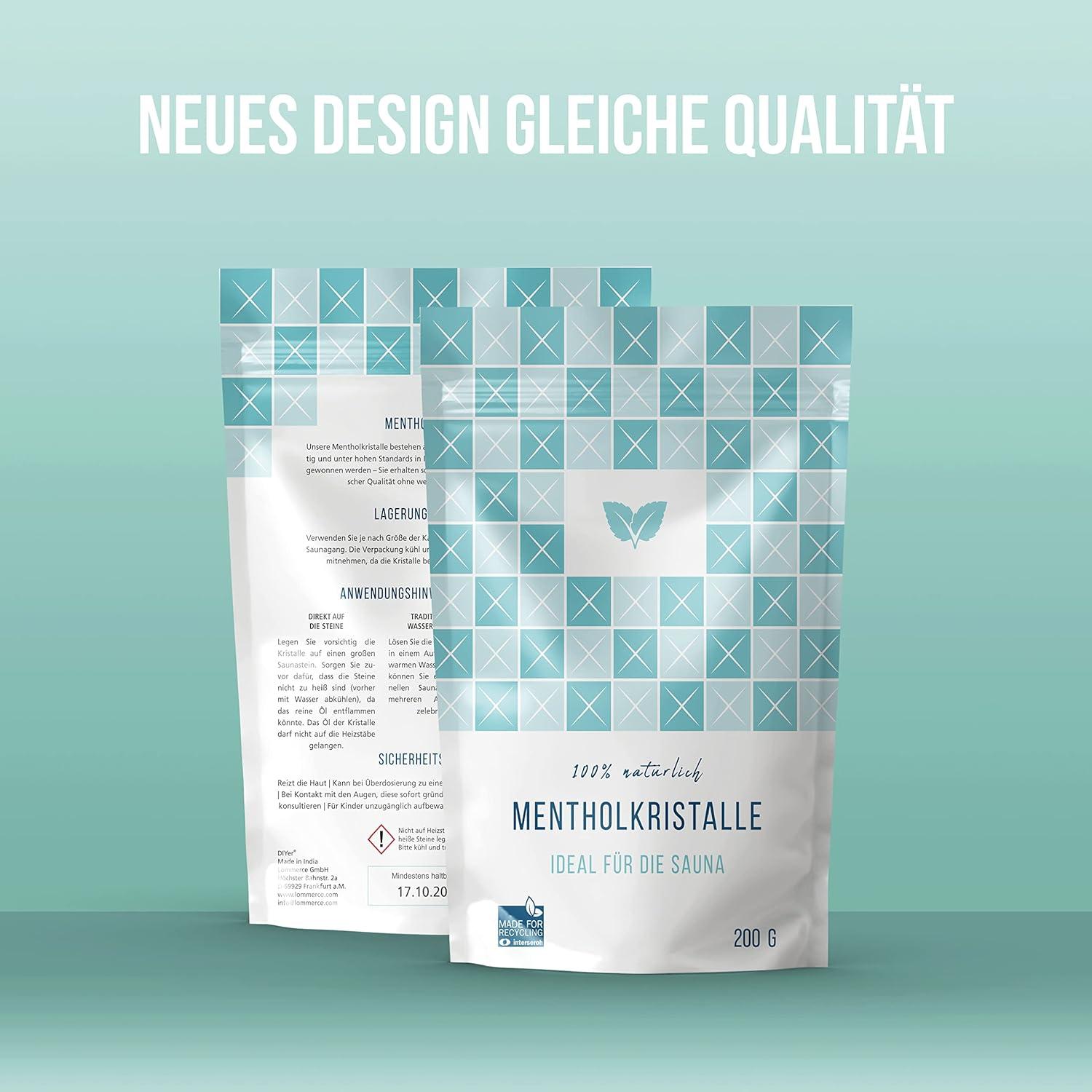 DIYER 200g Menthol Crystals - Premium Quality 100% Pure Mint Oil ...