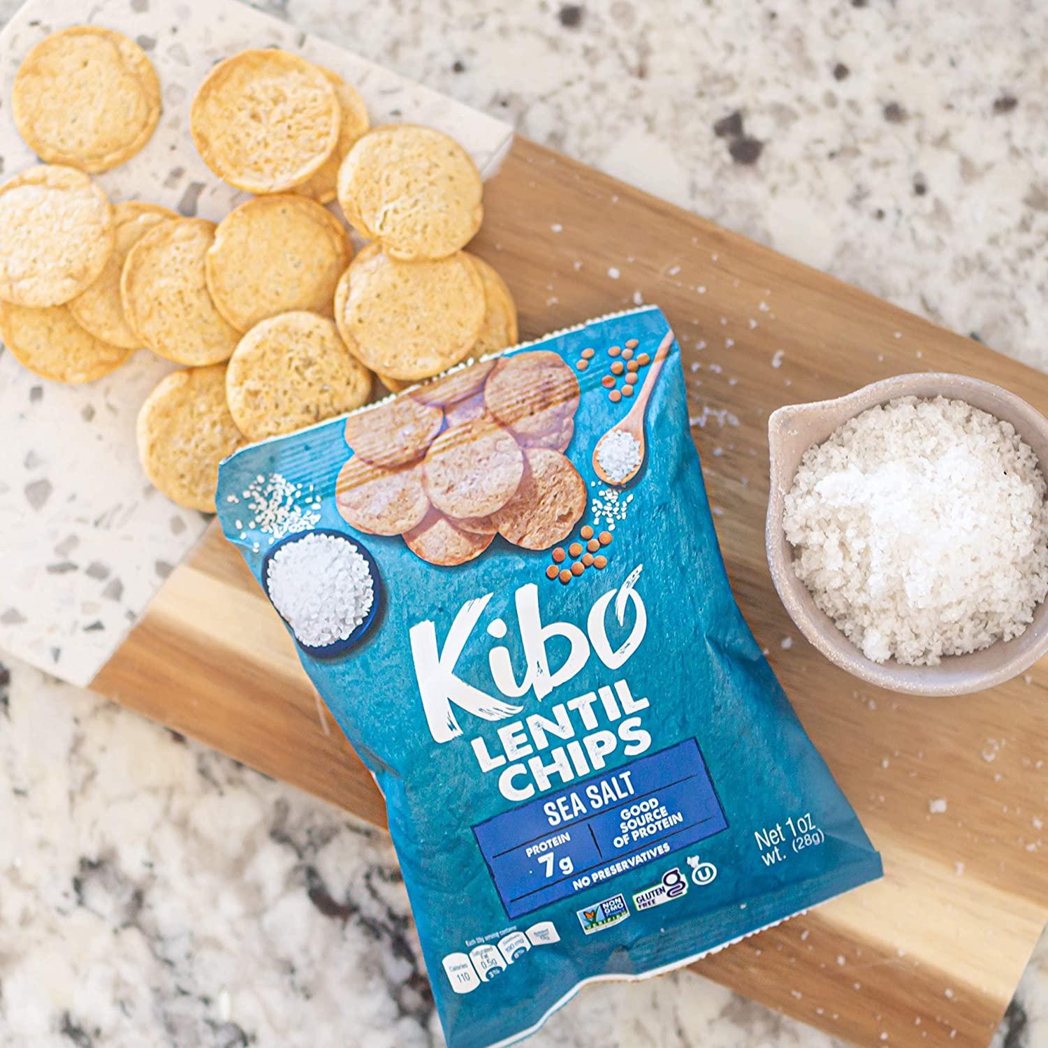 Kibo Lentil Chips Variety Pack - Gluten-Free Vegan Snacks - Non-GMO ...